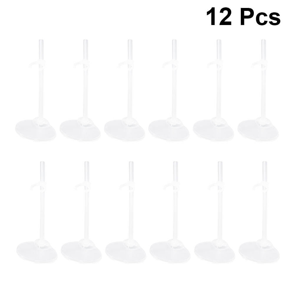 NIYANGLE 32Pcs Adjustable Waist Support Stand for Dolls Figures Storage ...