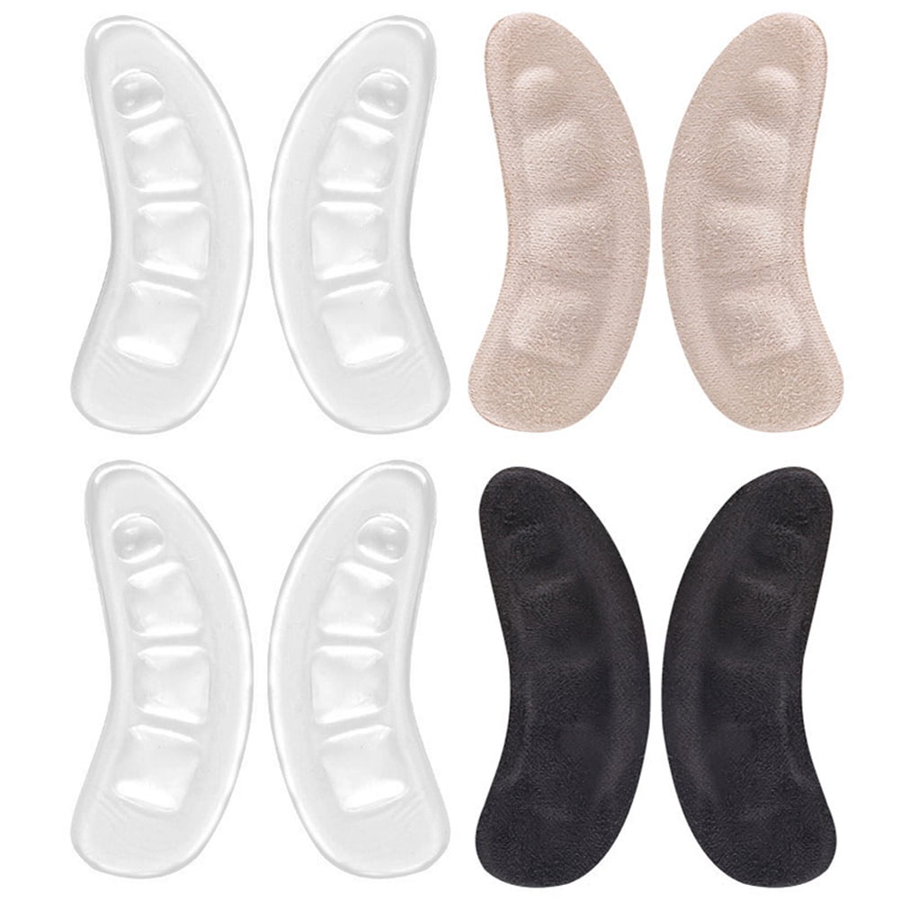 NIYANGLE 4 Pairs Transparent Heel Pads Decompression for Booties and Boots - Walmart.com