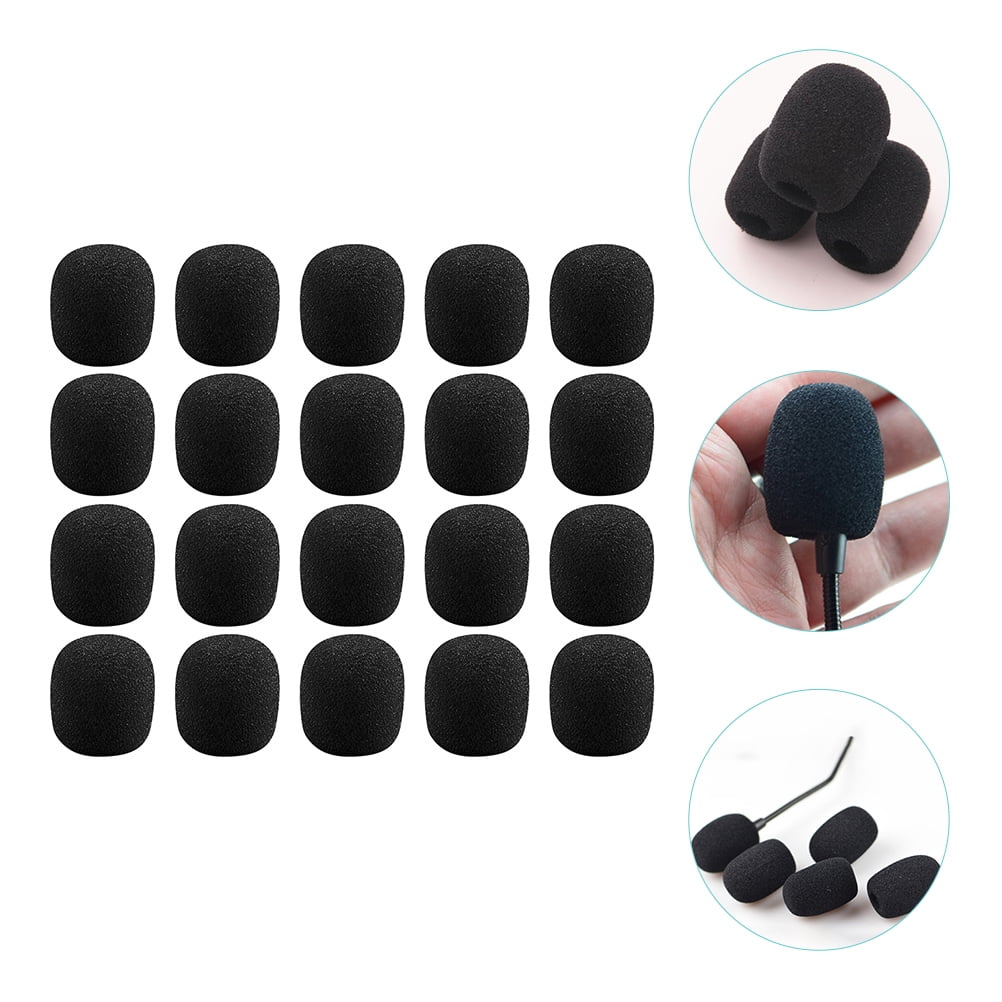NIYANGLE 40Set Mic Covers for Microphones Round Shape Noise Reduction ...