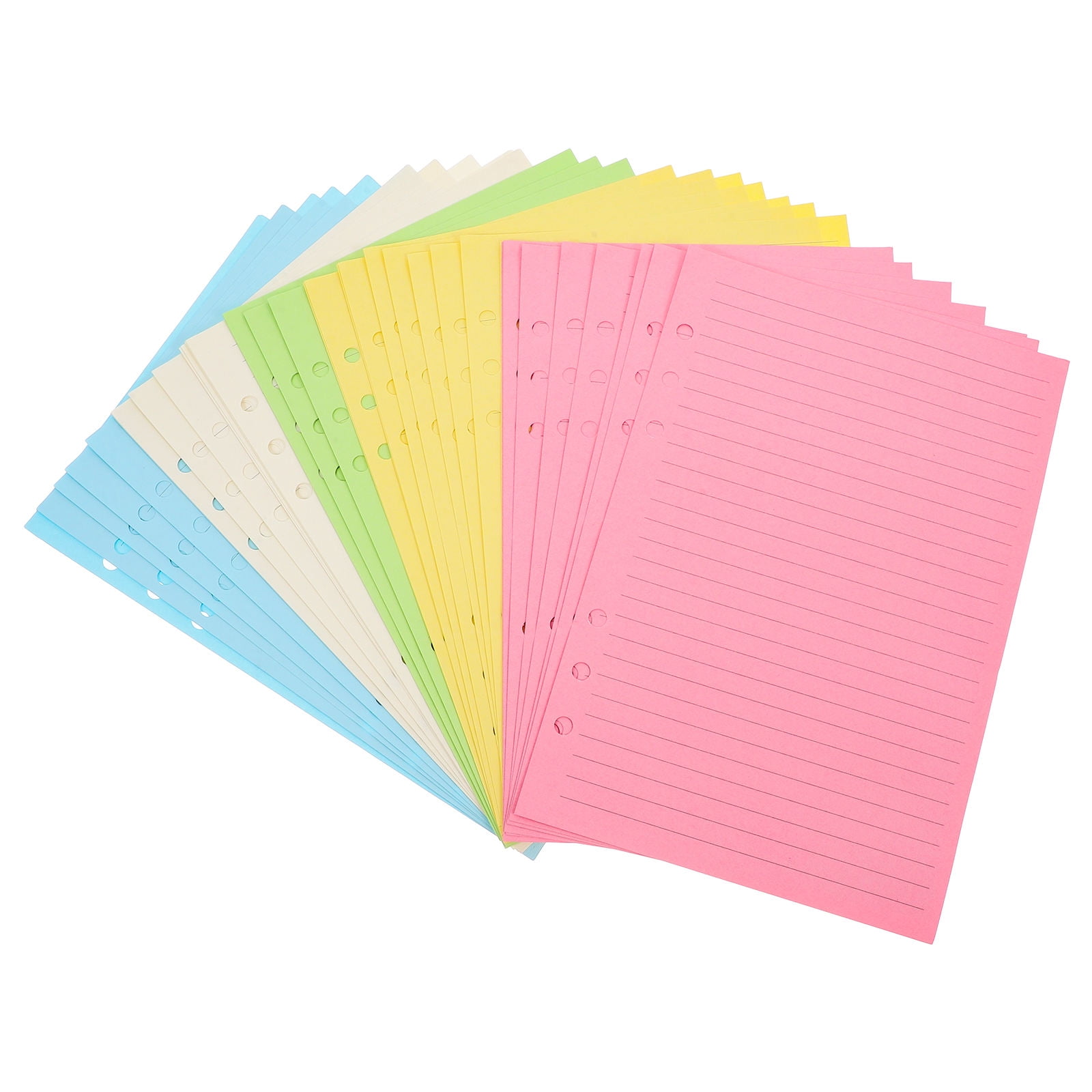 NIYANGLE 50 Sheets Loose-Leaf Notebook Refills A5 for Office and Travel ...