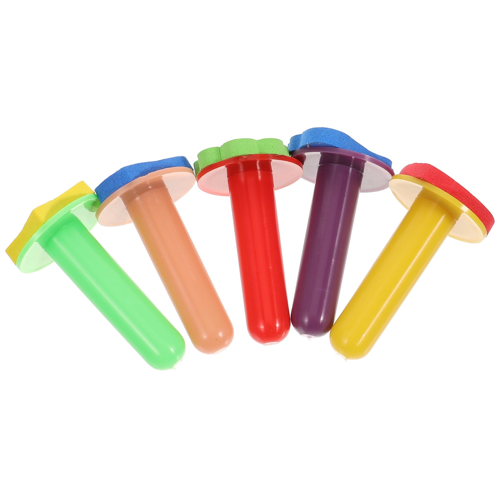 NIYANGLE 5Pcs Paint Sponges Sponge Stamper for Kids Toddlers Assorted ...