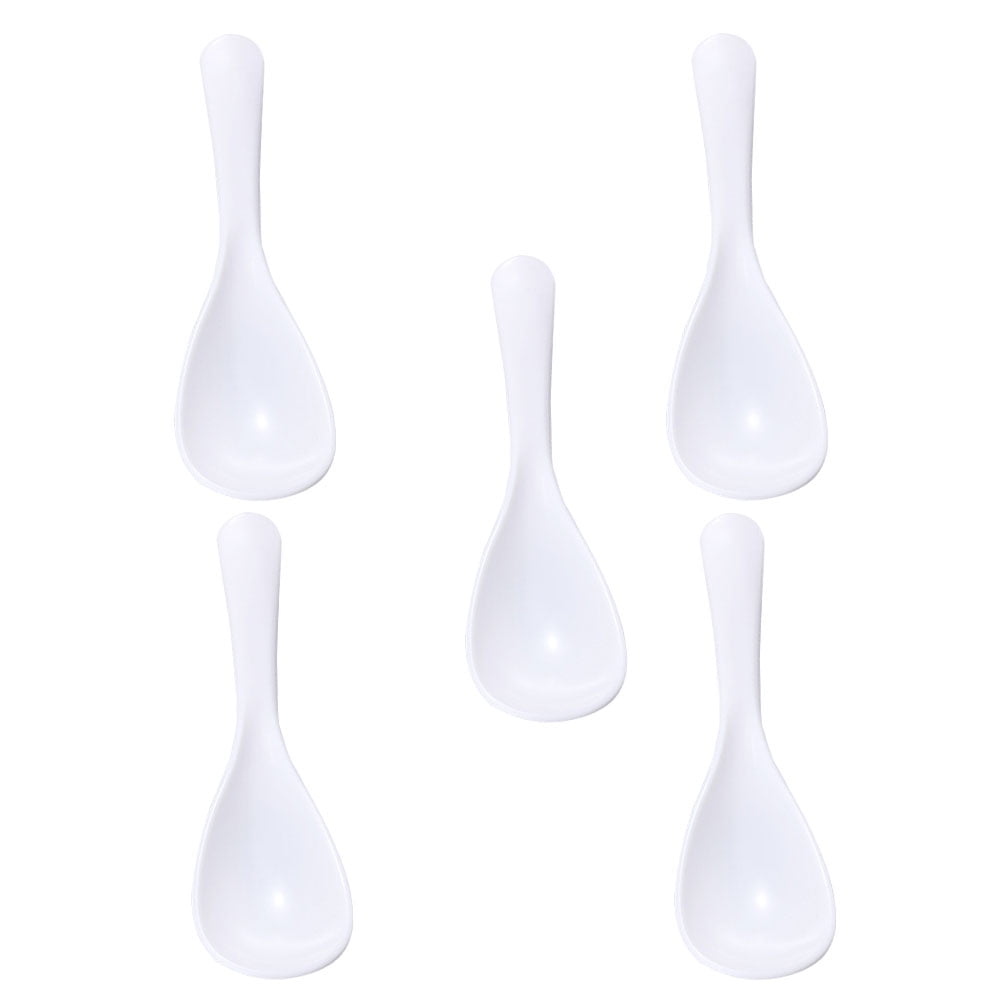 NIYANGLE Soup Spoon Chinese Food-Grade PP 5Pack White - Walmart.com