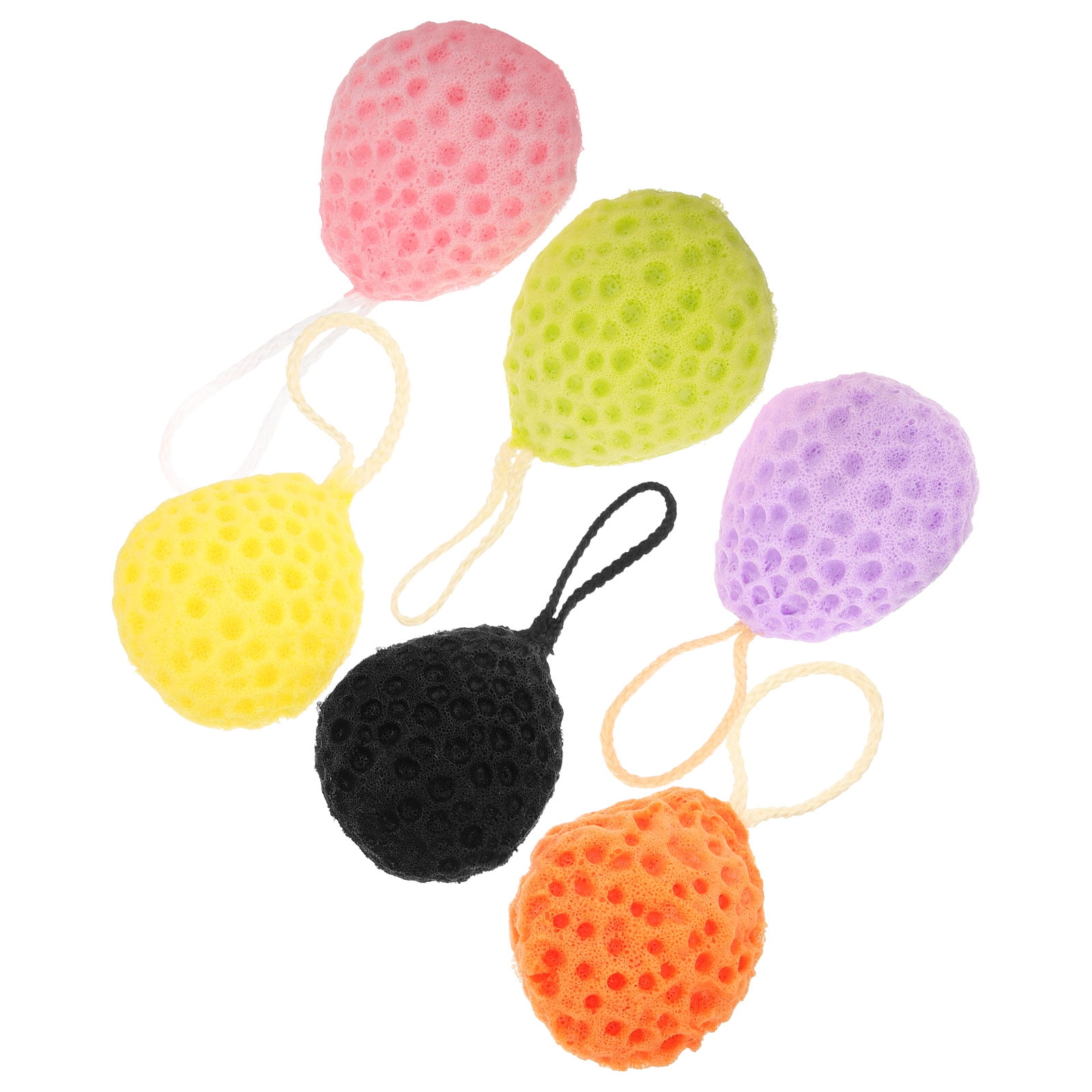 NIYANGLE 6Pcs Cute Baby Sponges Bath Sponge Honeycomb Shape Exfoliating ...