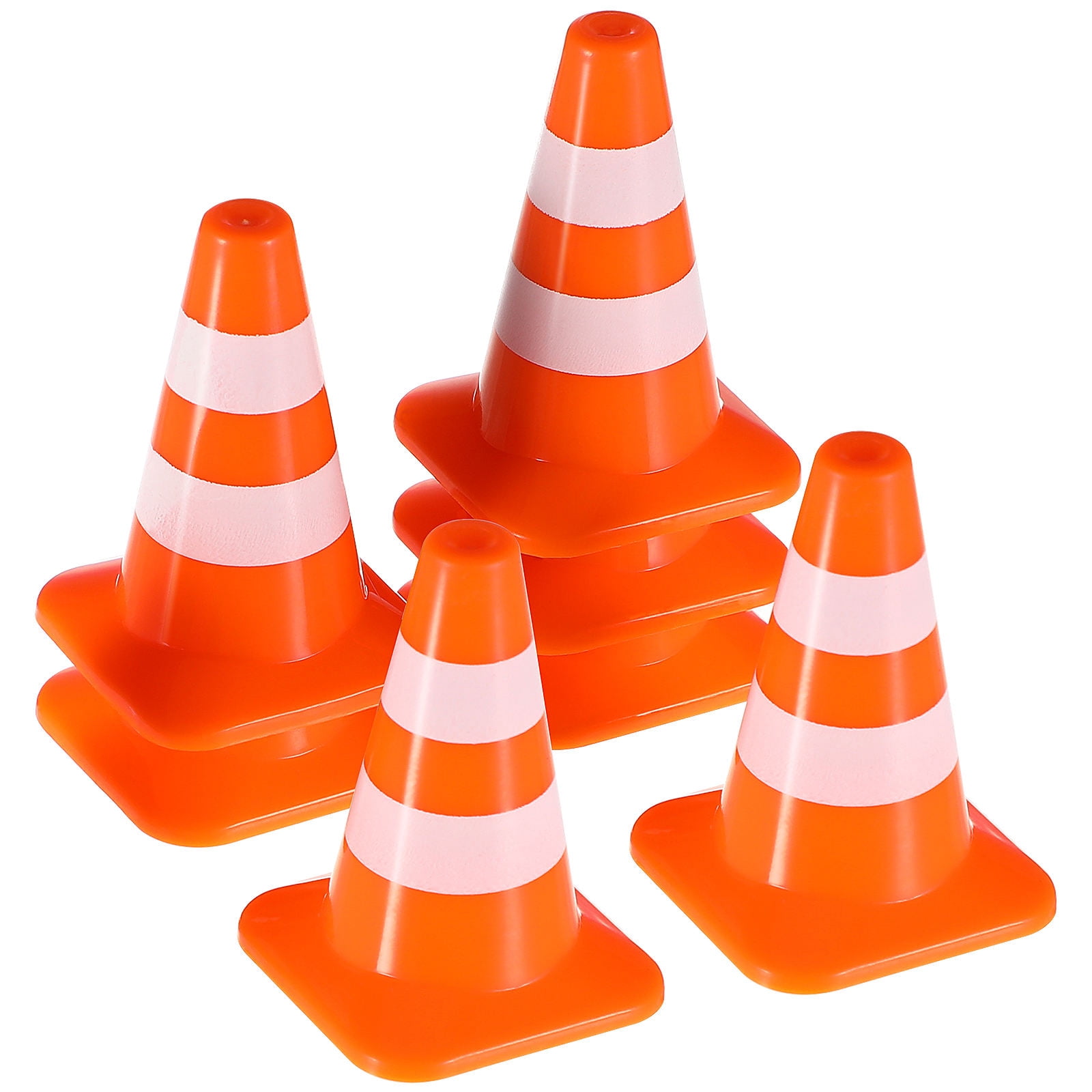NIYANGLE 7Pcs Miniature Traffic Cones for Educational Learning Orange ...