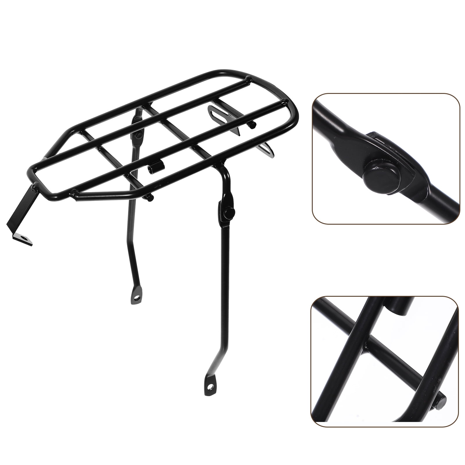 NIYANGLE Bike Rear Seat Luggage Rack 1Pcs Metal Backseat Rack with ...