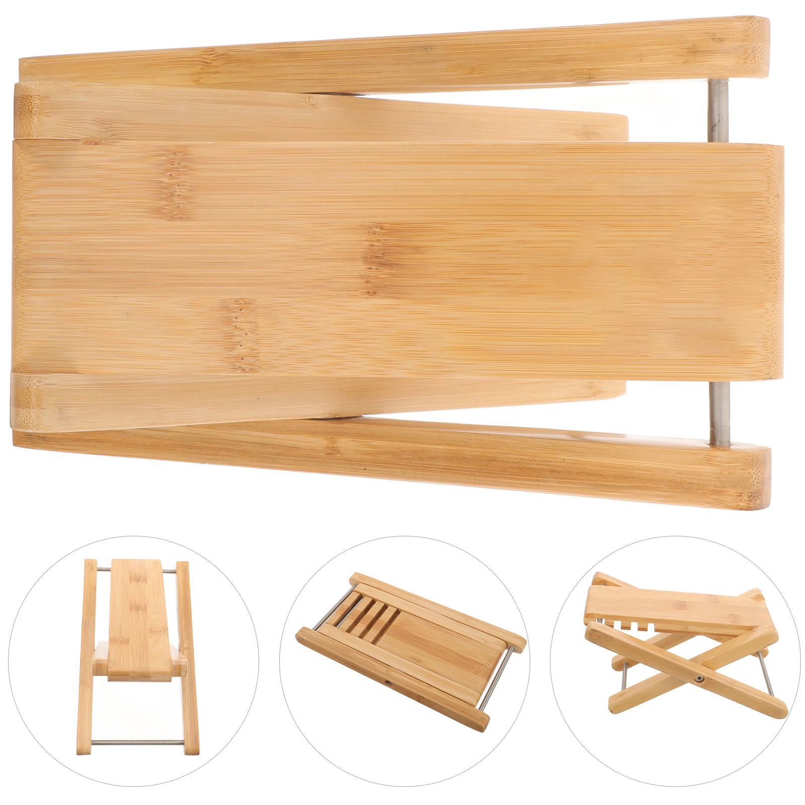 NIYANGLE Classical Guitar Foot Rest Stool 1Pack Solid Bamboo Material ...