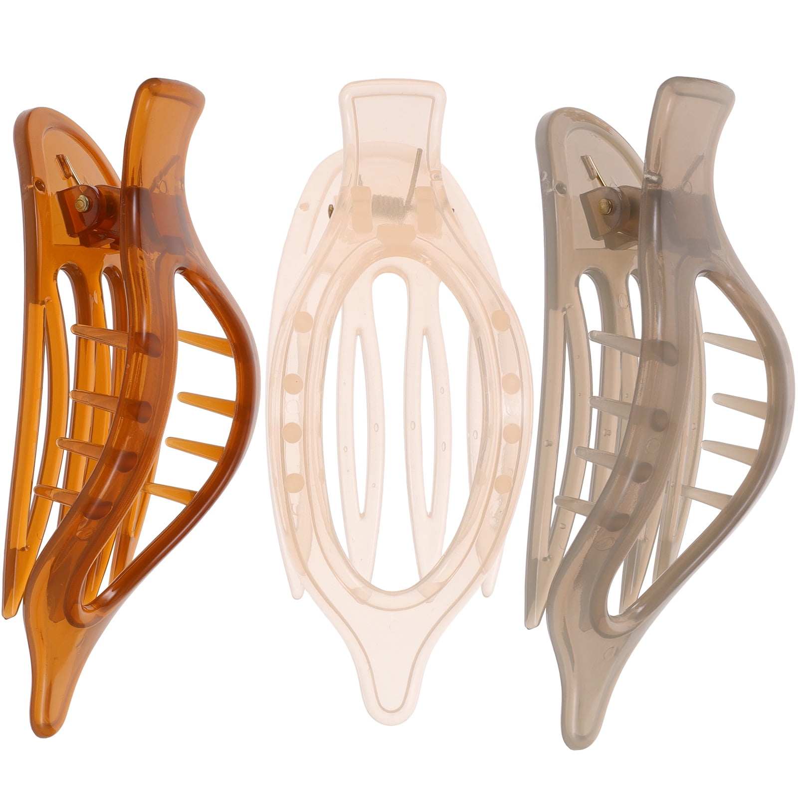 NIYANGLE Hair Clips for Styling 3Pcs French Design Curved Shape for ...