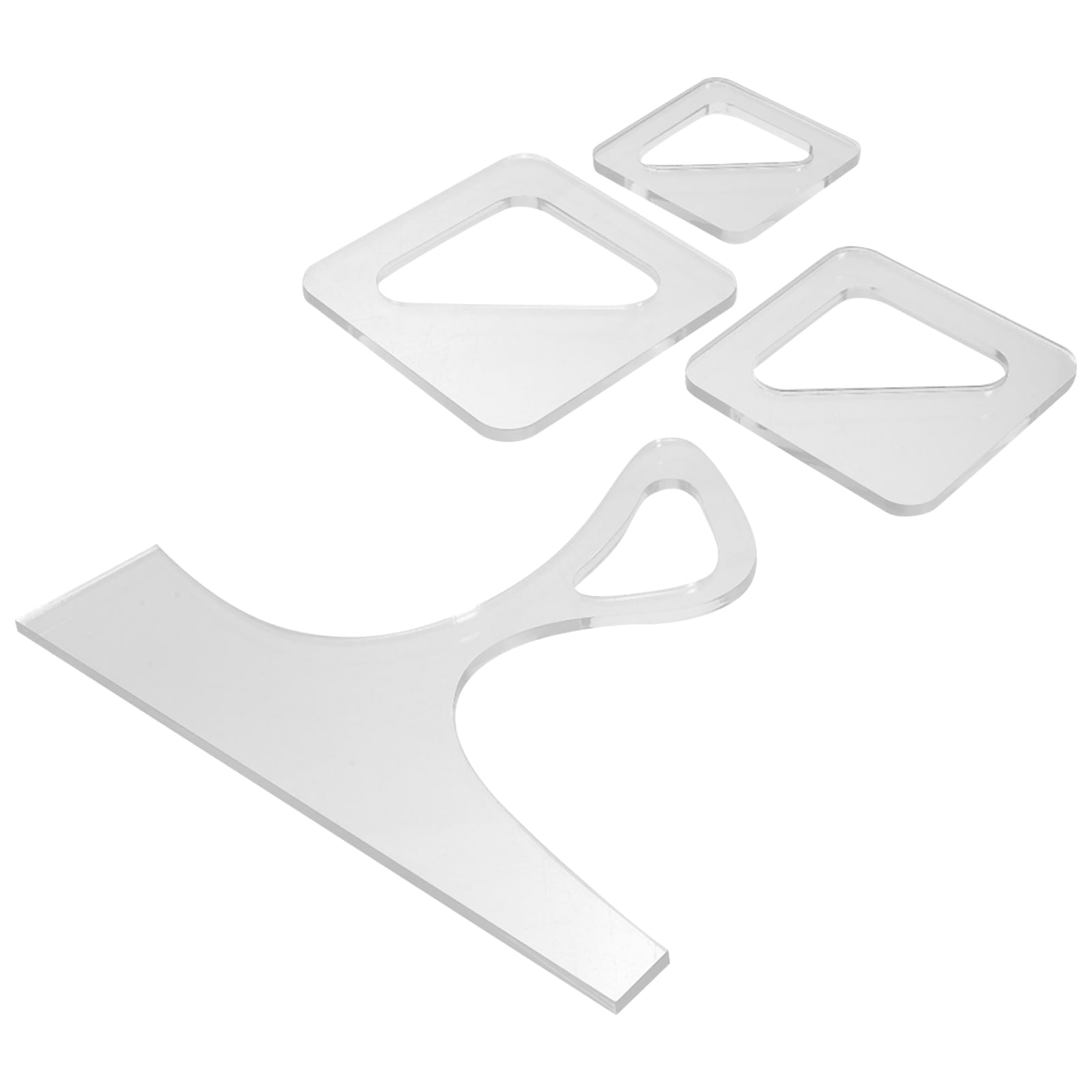 NIYANGLE Milling Template for Rectangular 4Pcs Acrylic Charcuterie ...