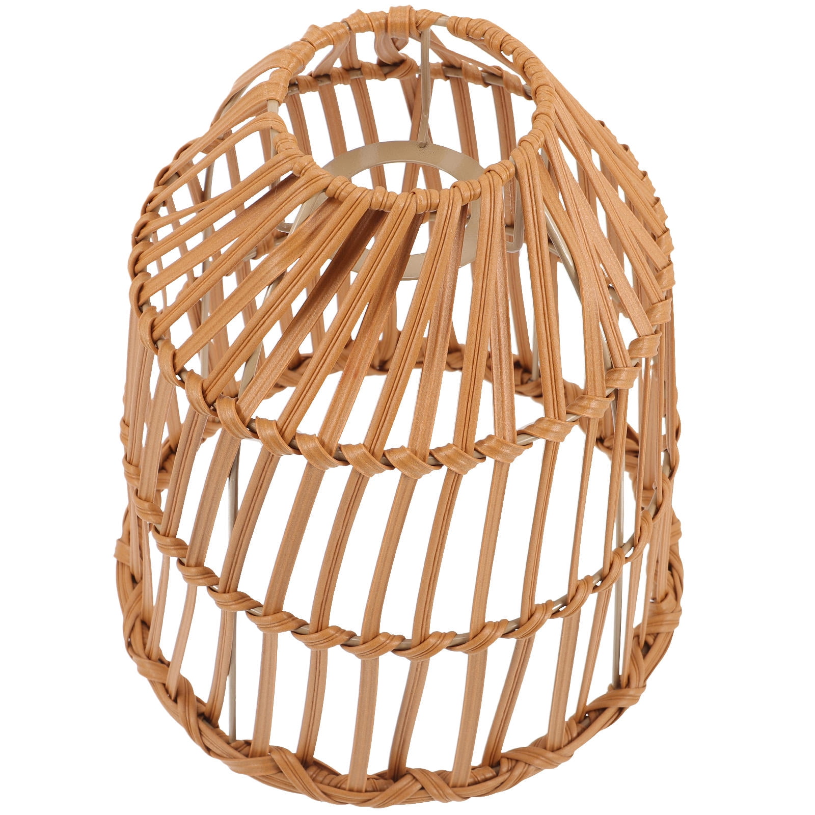 NIYANGLE Rustic Rattan Imitation Woven Light Cover 1Pcs for Indoor Use ...