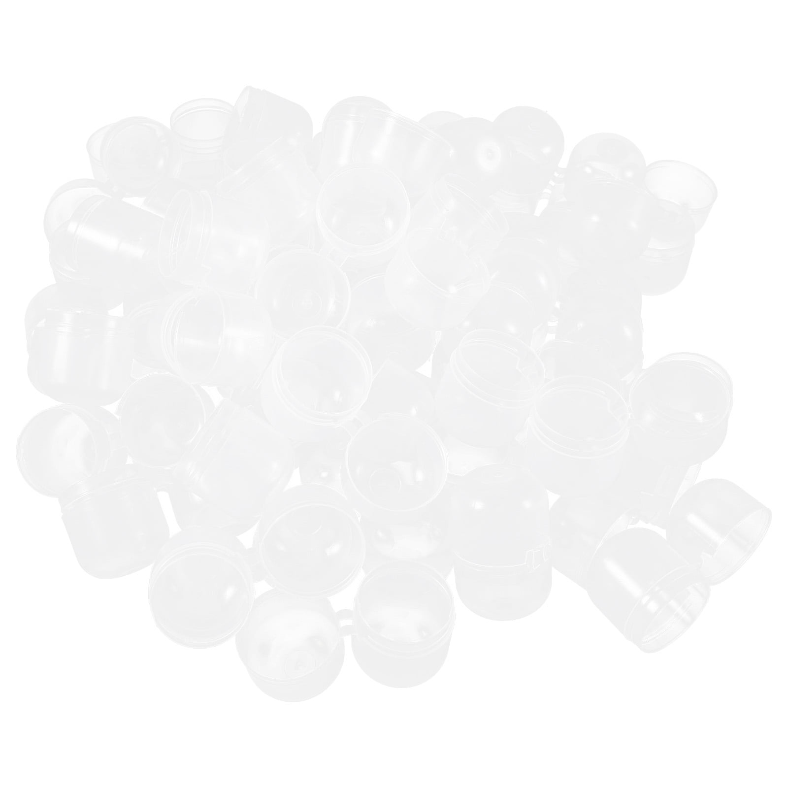 NIYANGLE Empty Capsule Vending Machine Capsules Transparent 50Pack ...
