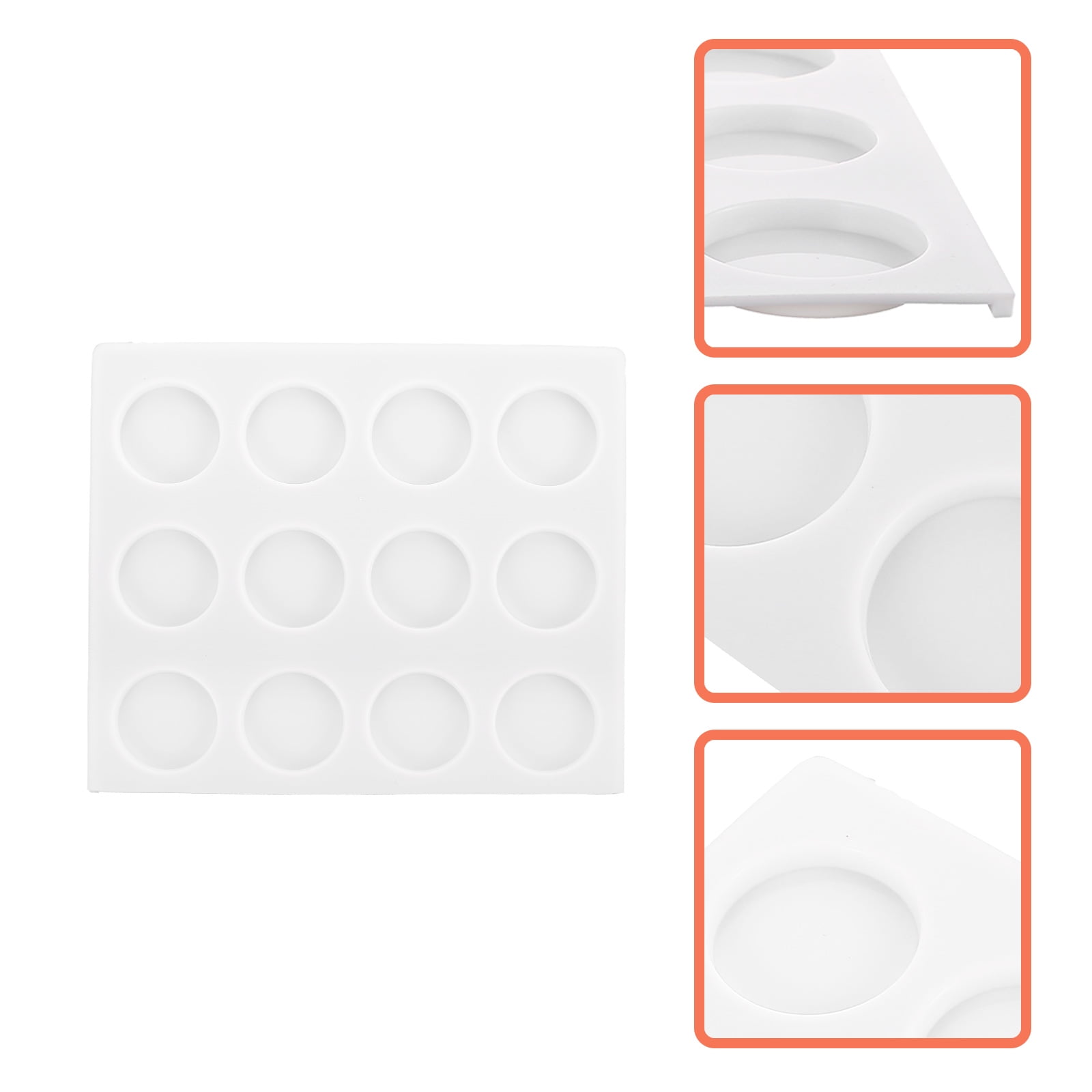 NIYANGLE Wax Melt Mold 1Set 12Hole Wax Sealing Mat Durable Silicone For ...