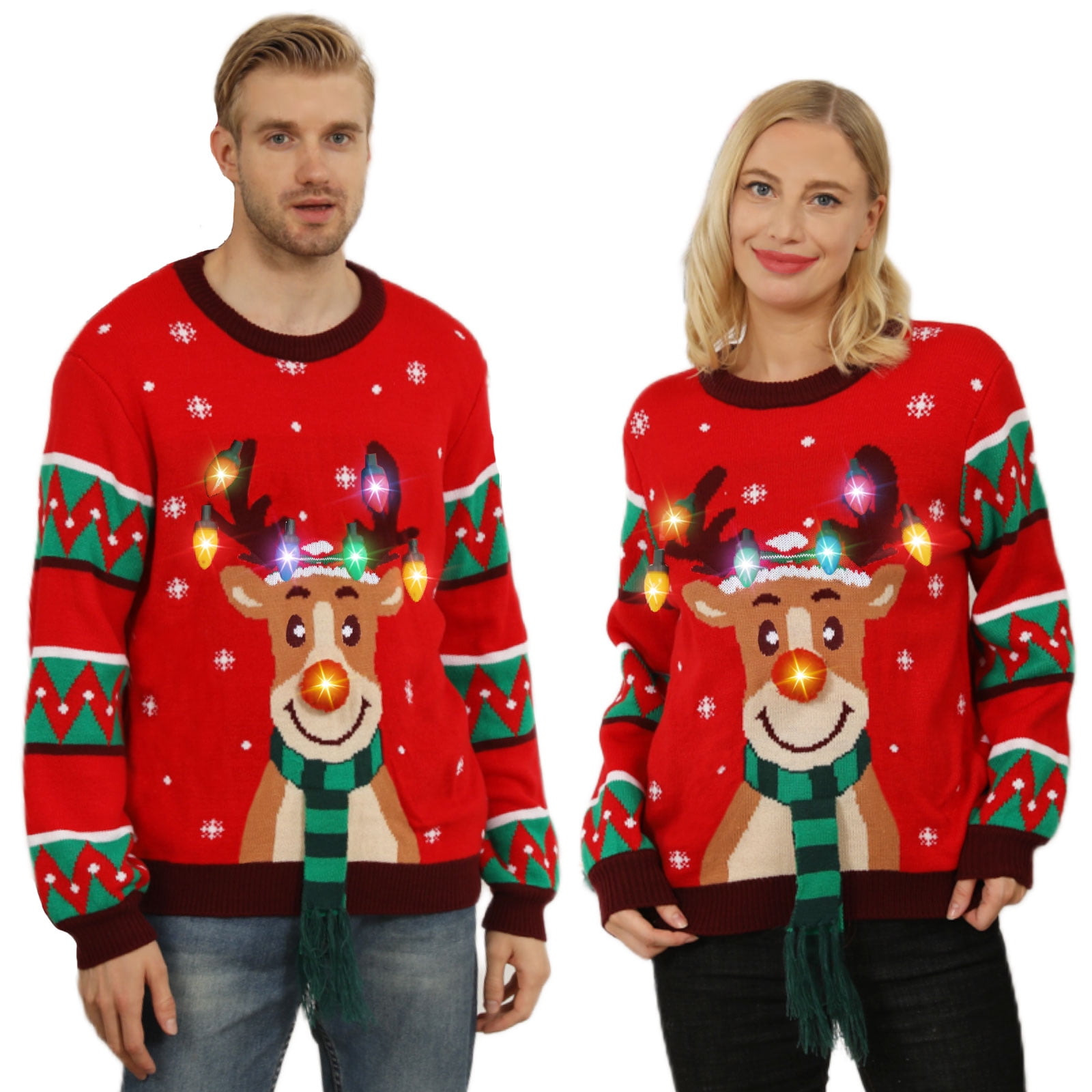 NIYPS Ugly Sweater Winter Holidays Ugly Christmas Sweater Holiday Party ...