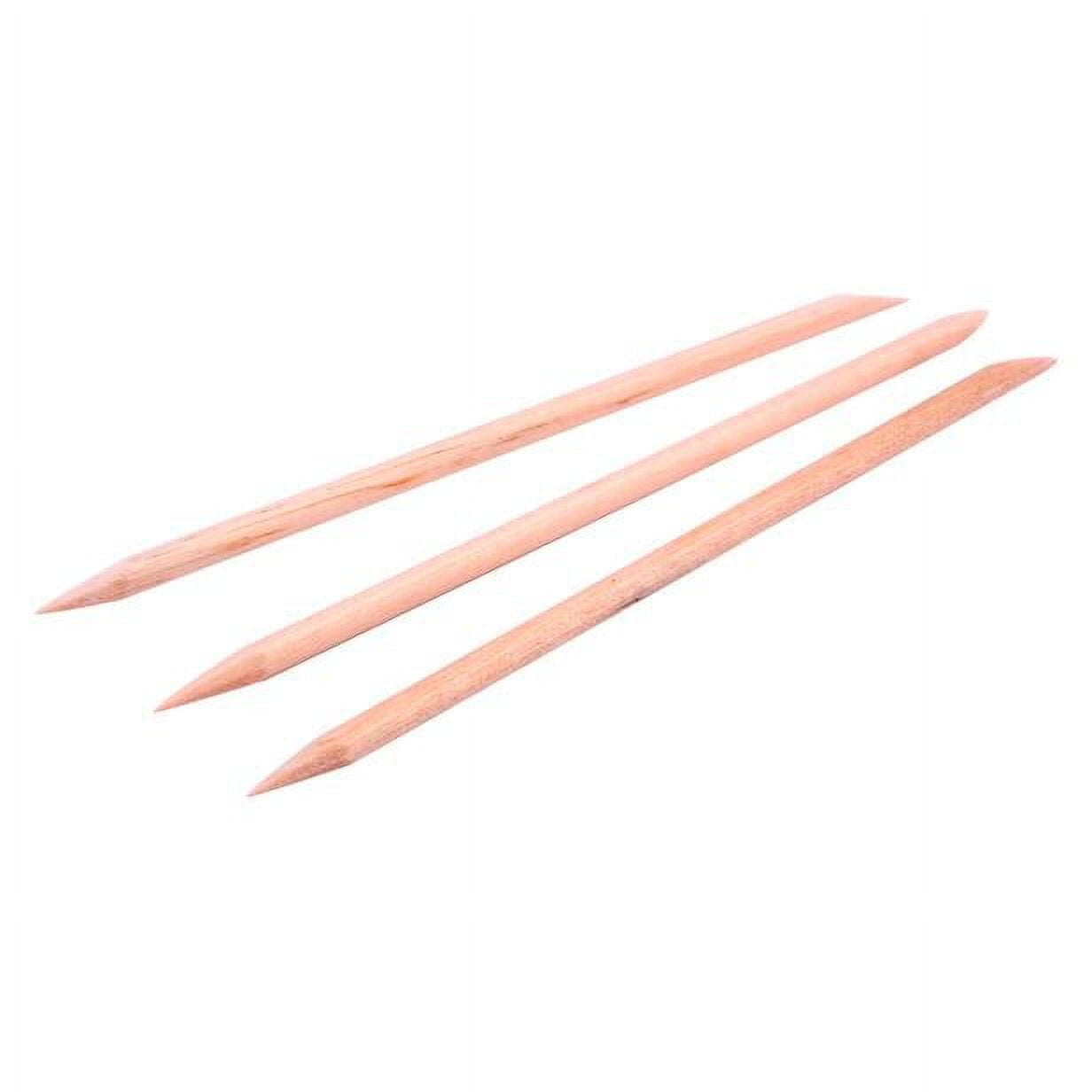 NIZELUK 20Pcs Orange Wood Stick Cuticle Pushers Manicure and Pedicure ...