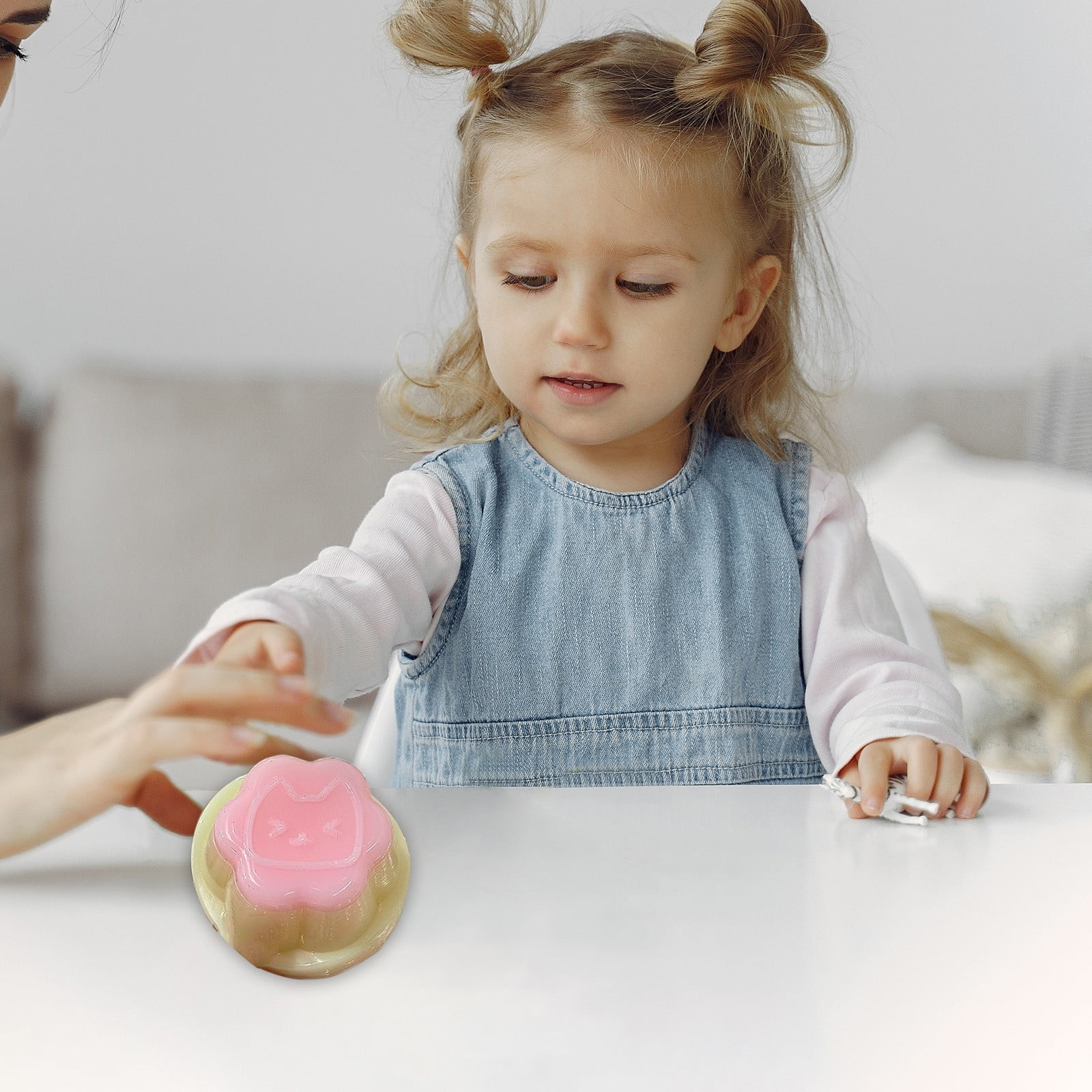 NIZELUK Adorable Double Color Dough Toy Stress Relief and Sensory Play ...