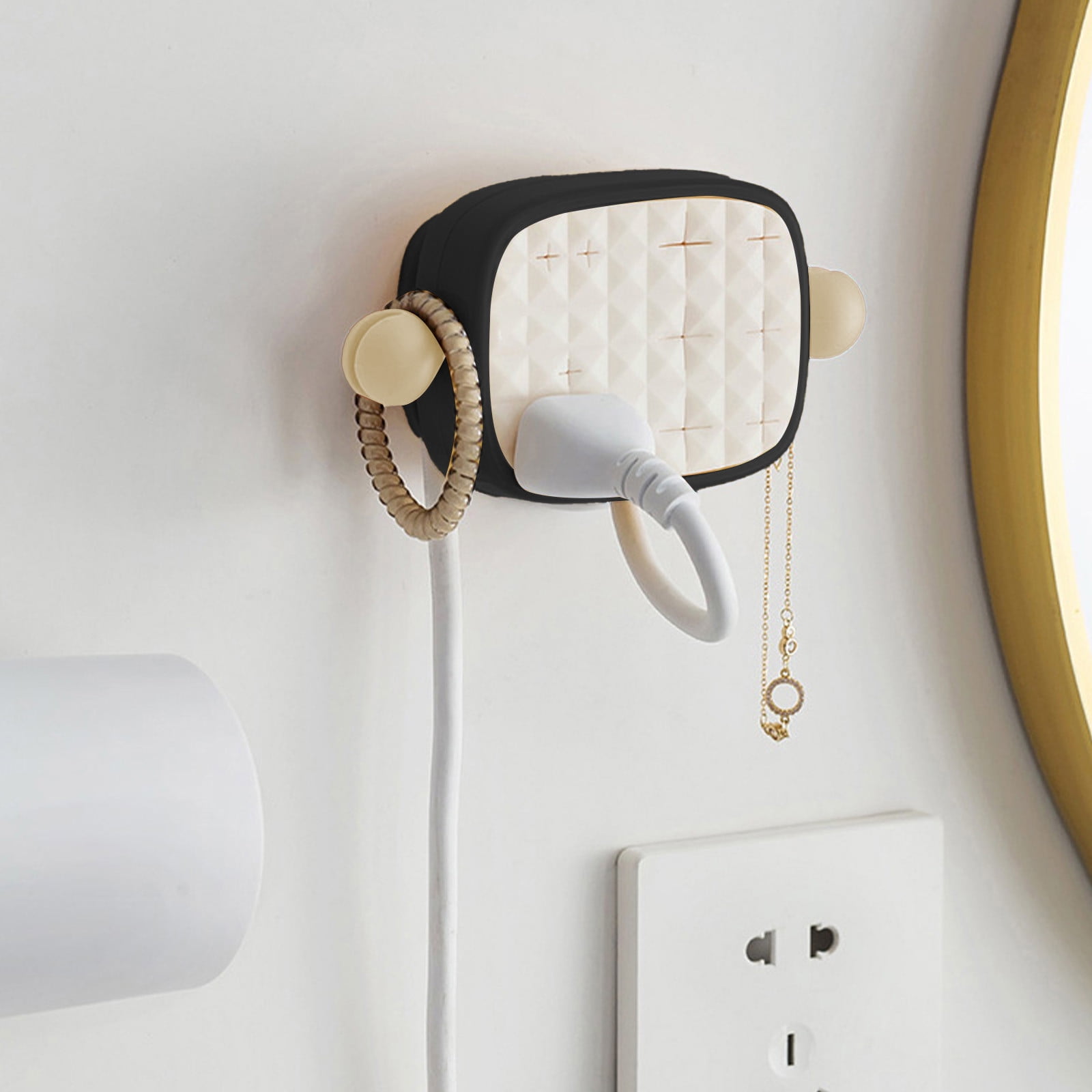 NIZELUK Cable Organizer and Power Plug Holder, Desk Charging Cord ...