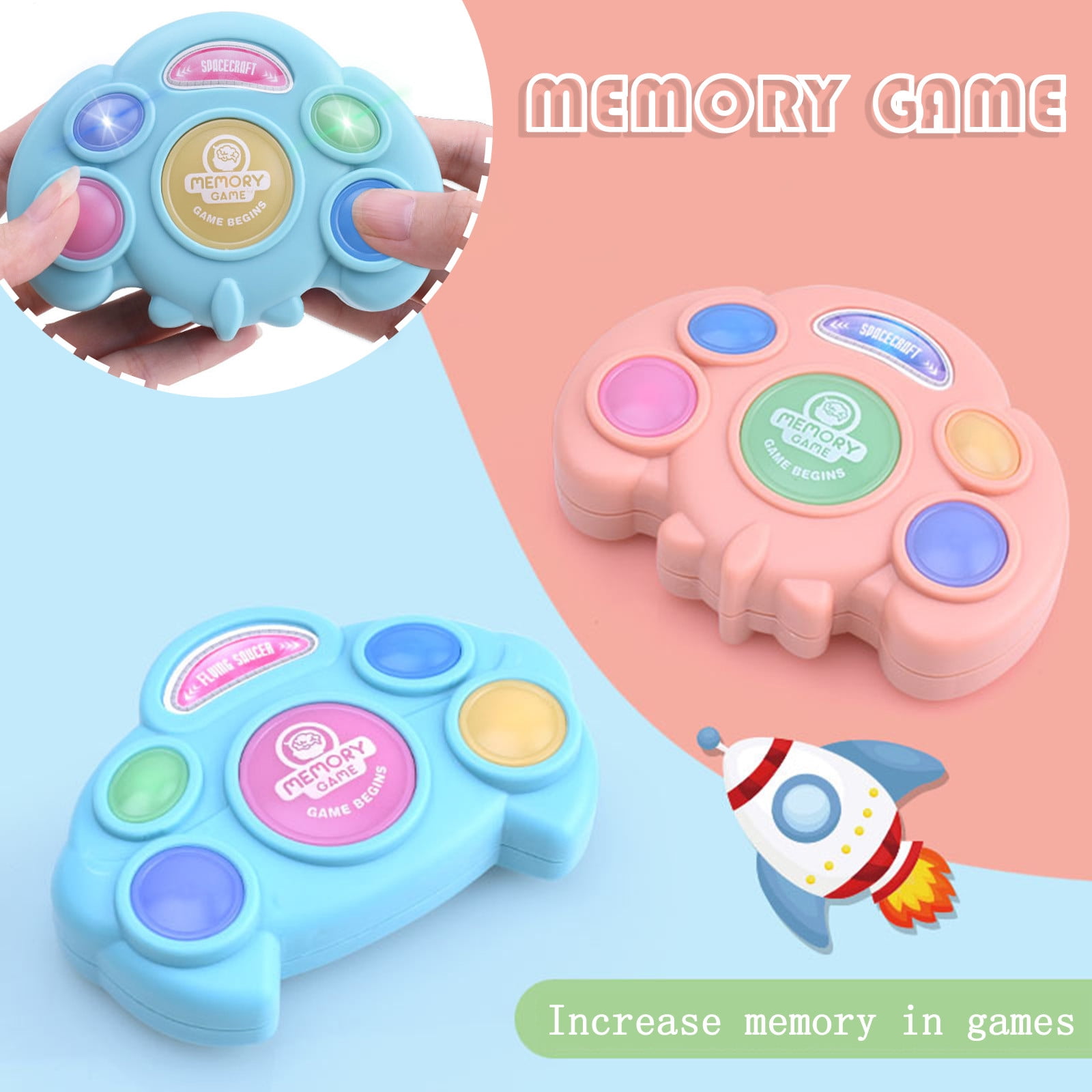 NIZELUK Children’s Memory Game Machine, Educational Toy for Early ...