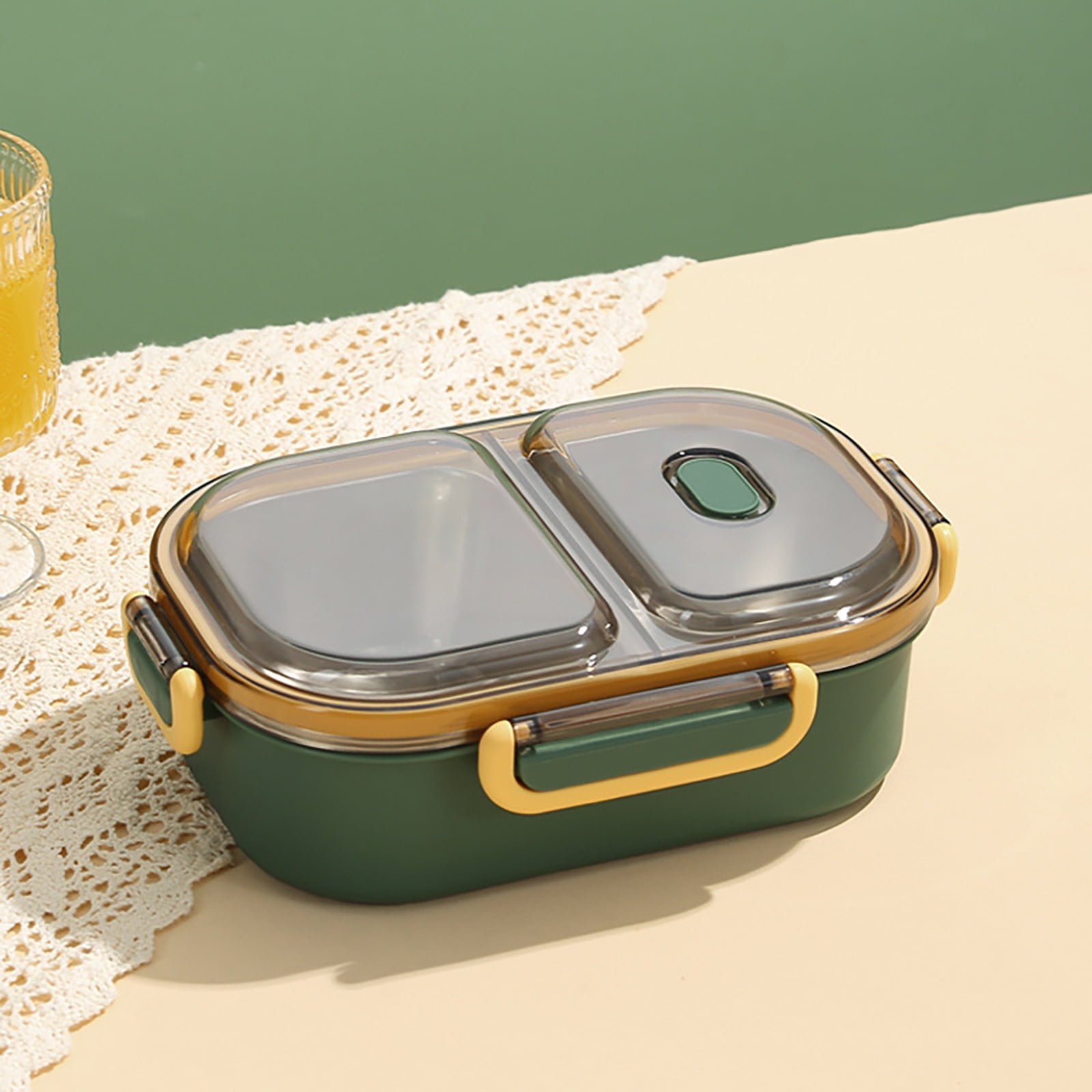 NIZELUK Clearance Compartment Lunch Box, Large Capacity Plastic ...