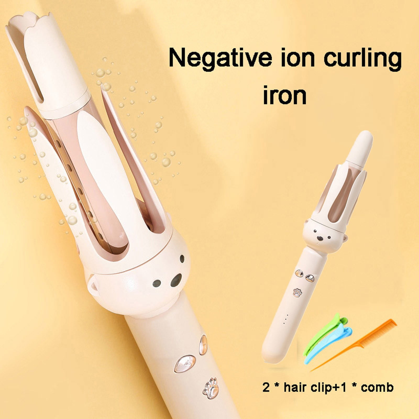 NIZELUK Clearance Items! Negative Fully Automatic Curling Iron For Lazy ...