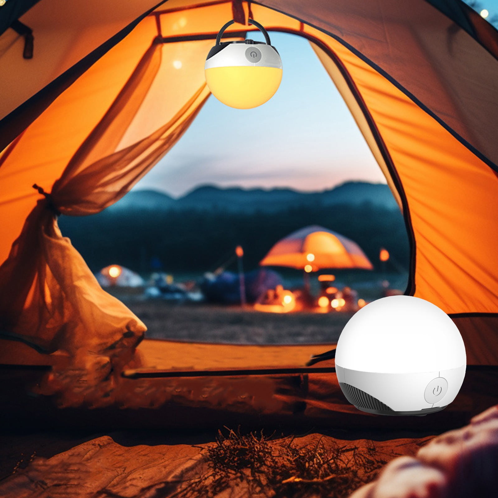 NIZELUK Clearance Outdoor Portable Camping Light, Multi-Functional Tent ...
