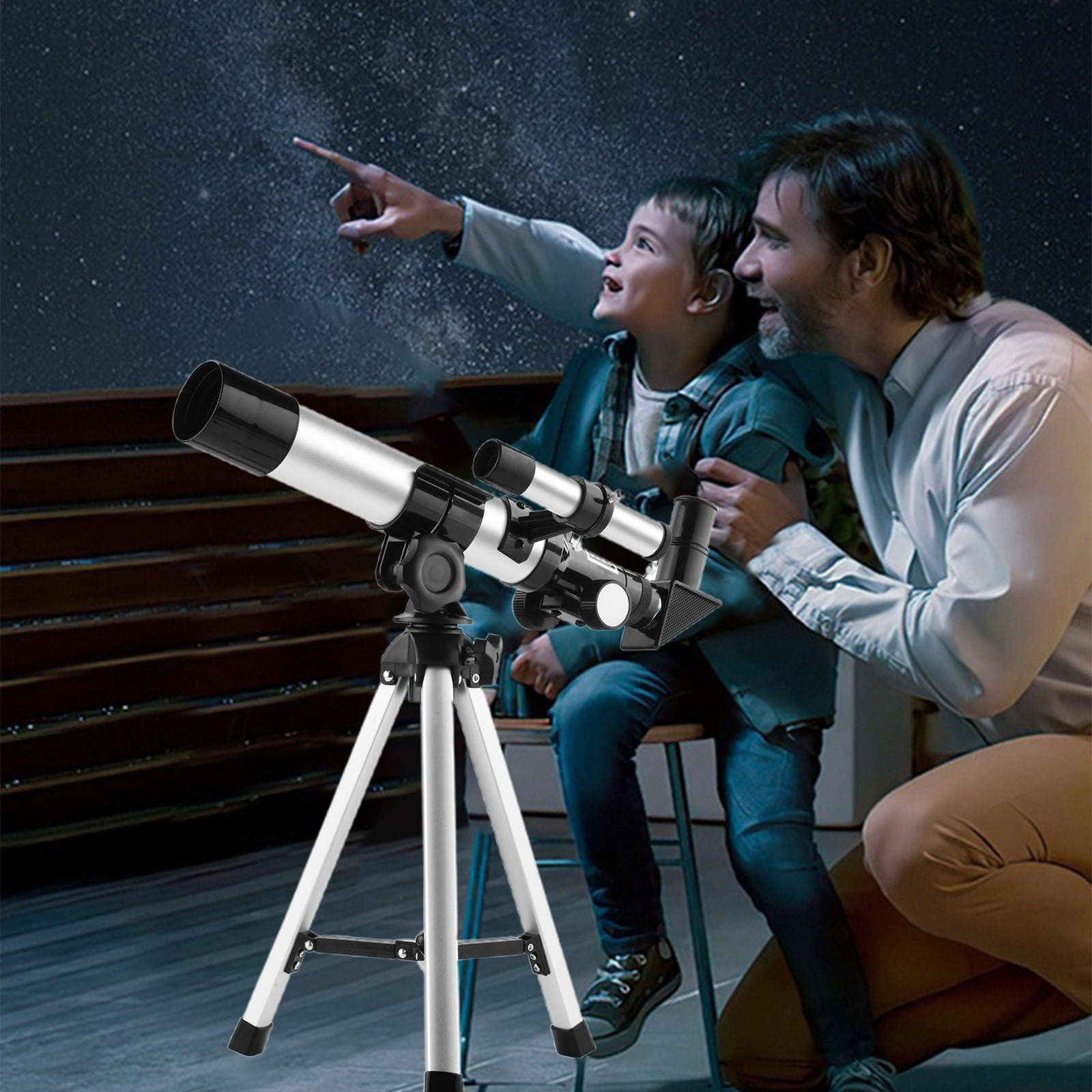 NIZELUK Clearance Student Astronomical Telescope, HD Star Finder for Kids and Adults, Astronomy ...