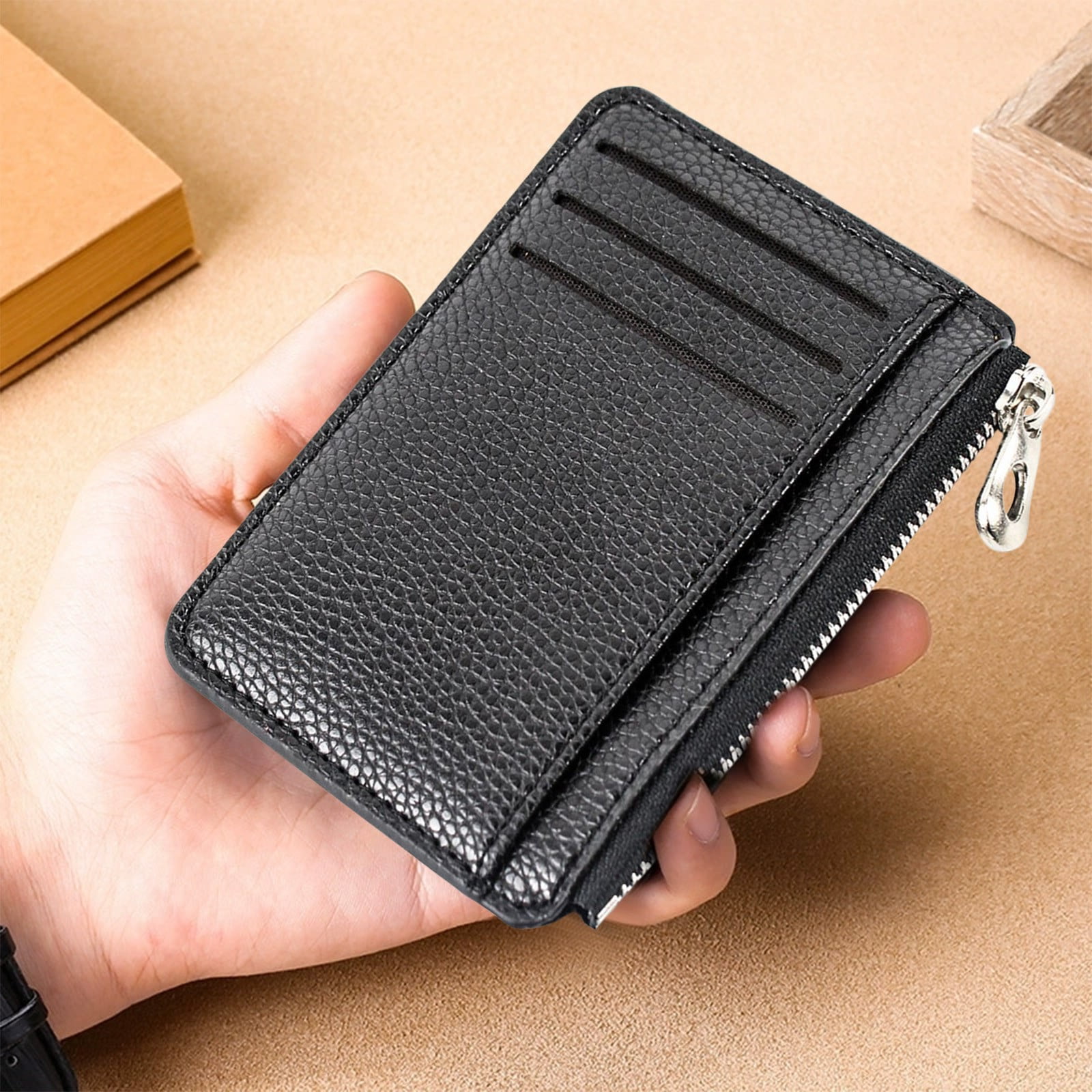 NIZELUK Clearance Zipper Coin Purse and Bank Card Case, Multi-Card ...