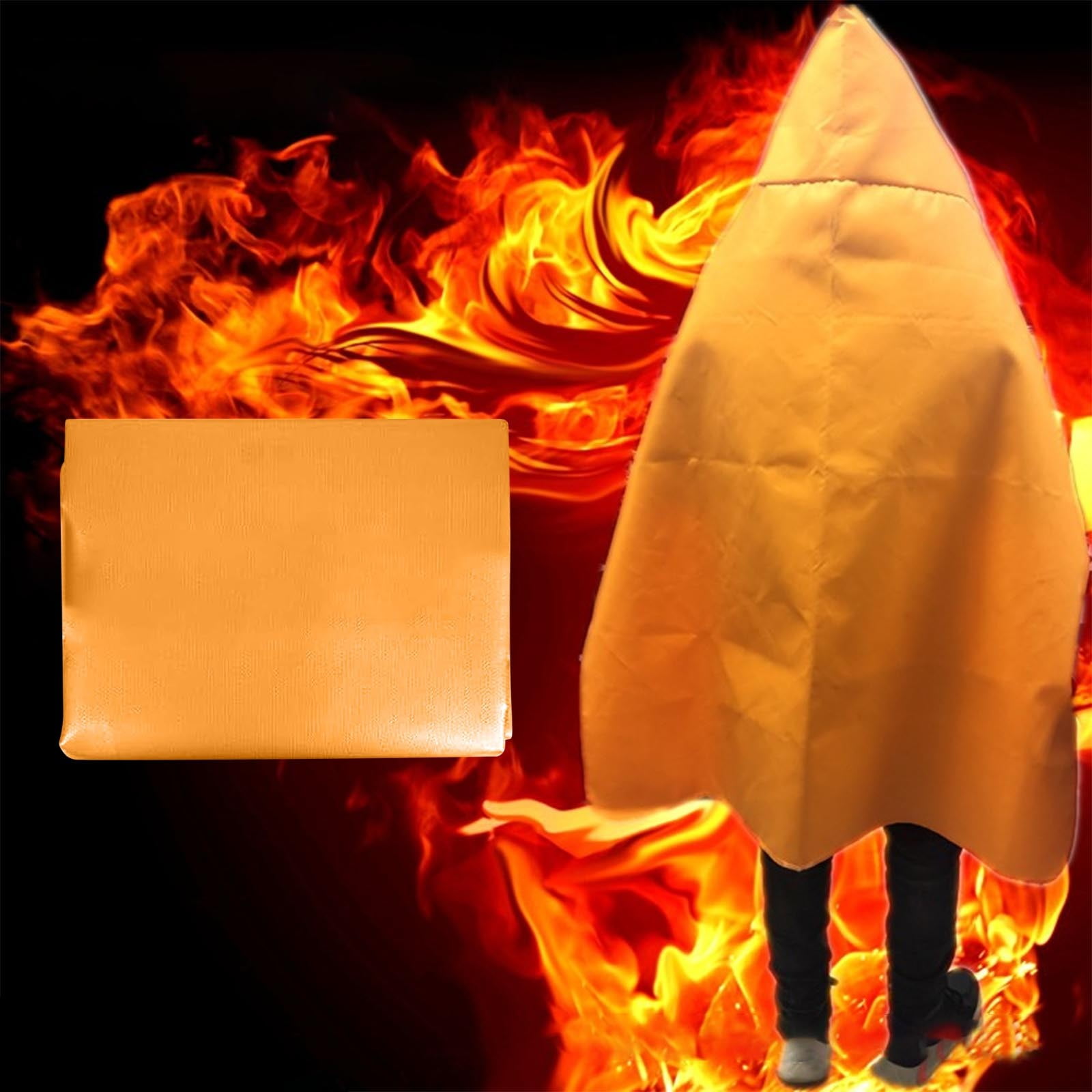 NIZELUK Fireproof Escape Cloak, Extra-Large Fireproof Fiber Cape ...