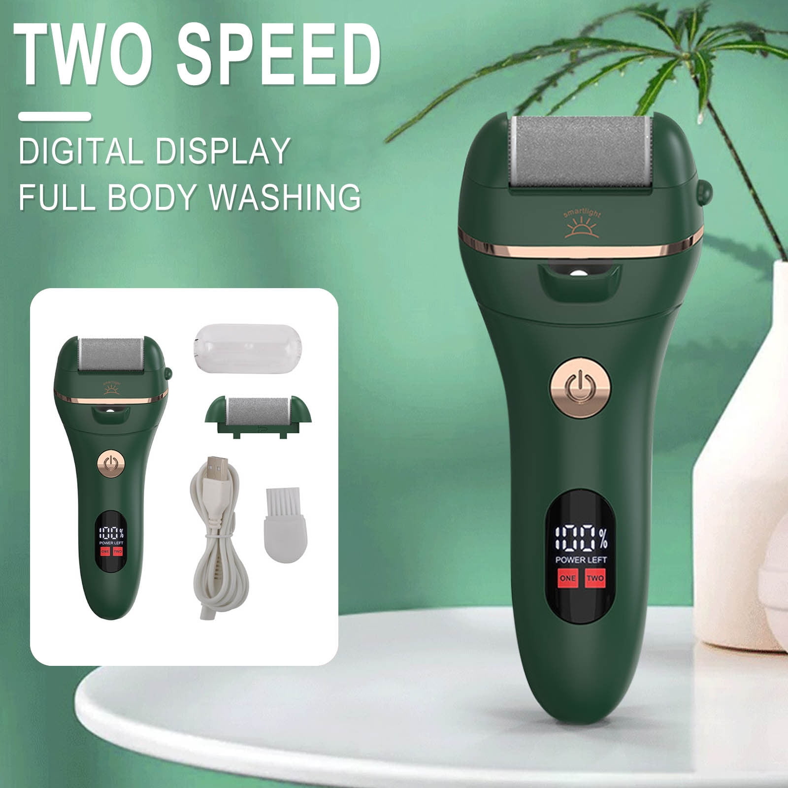 NIZELUK Foot Grinder Pedicure Callus Remover, Digital Foot Peeling ...