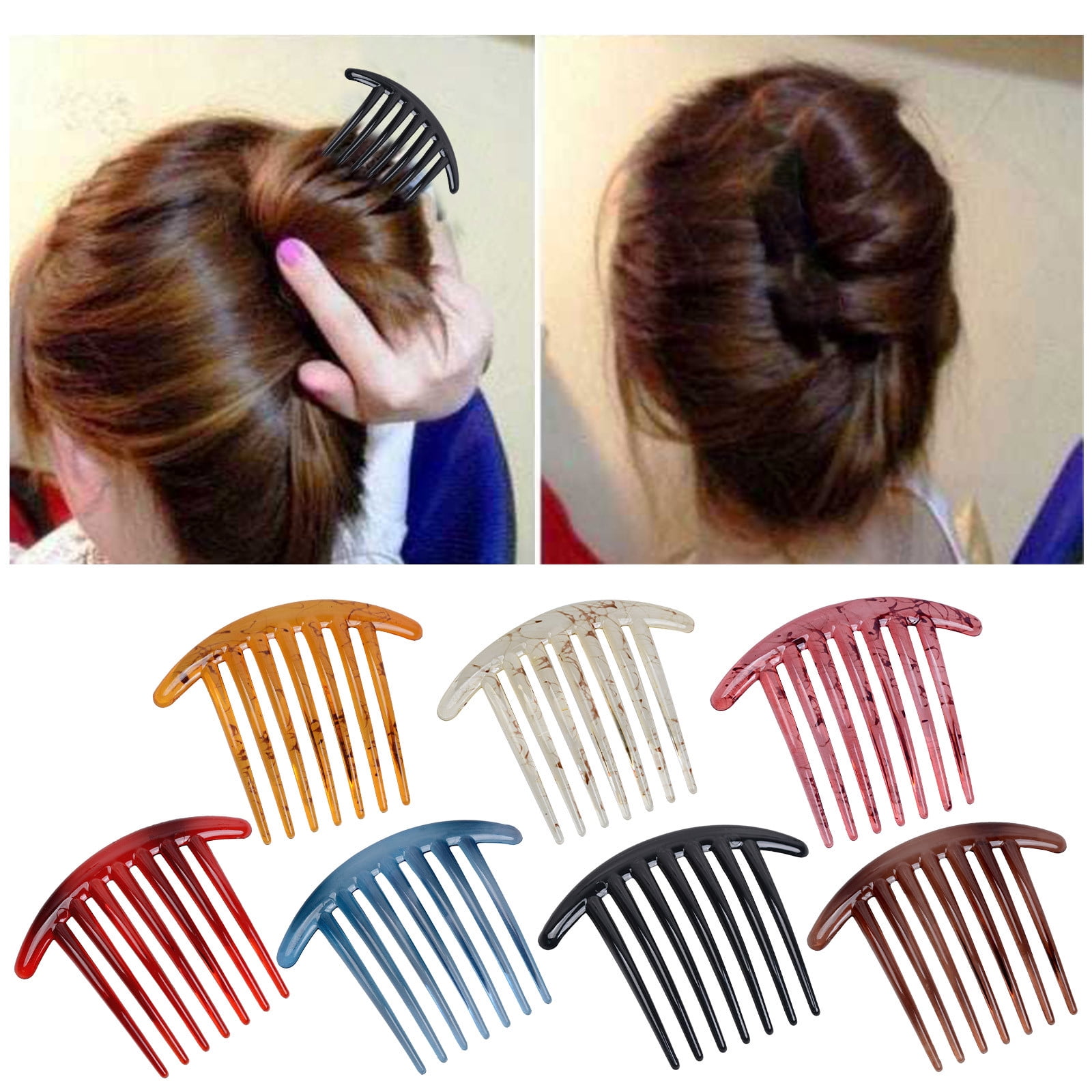 NIZELUK Hair Comb Ponytail Bump It Up Volume, Fringe Comb Insert for ...