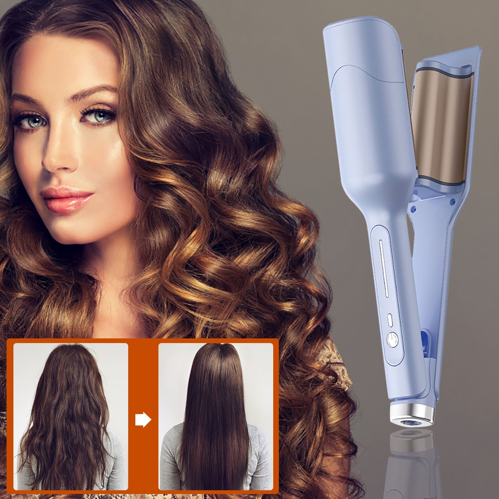 NIZELUK Hair Curling Stick – U Chicken Rolls Hair Clip Stick, 28mm ...