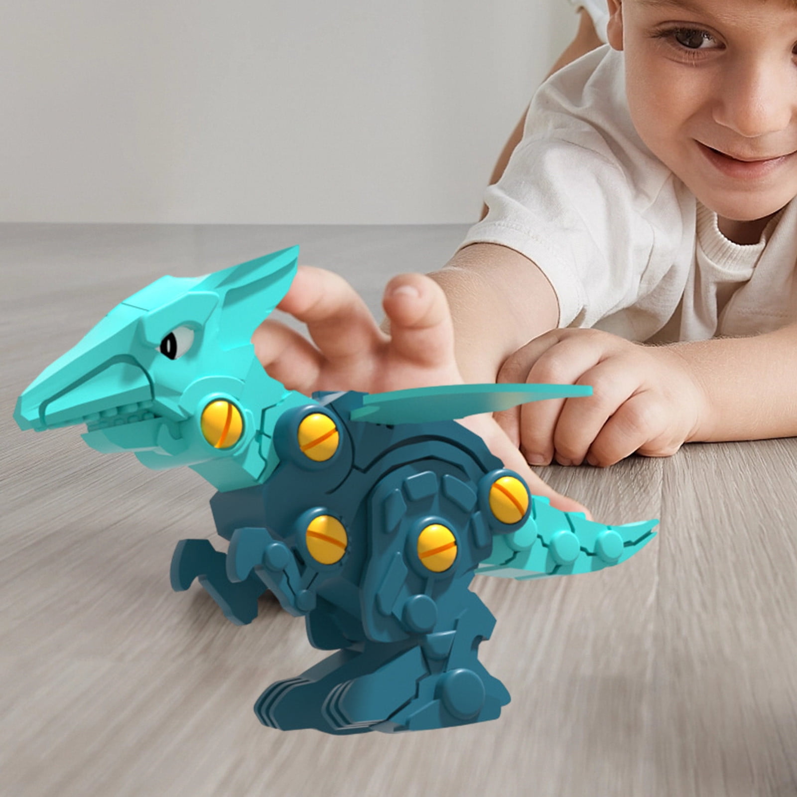 NIZELUK Hands-On Assembly Dinosaur Toy Educational Deformation Dinosaur ...