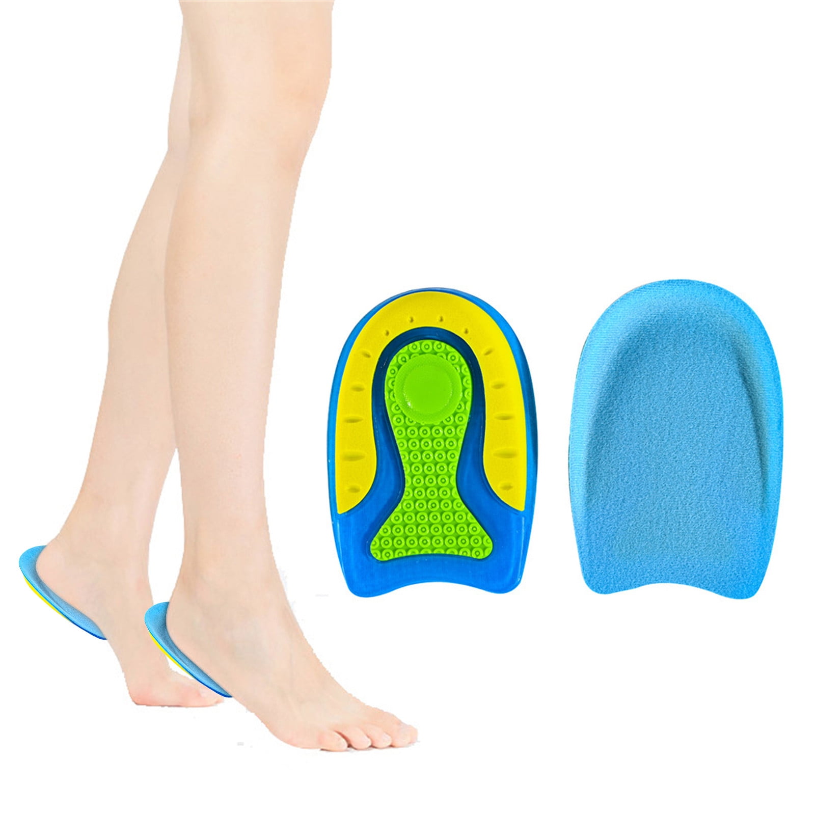 NIZELUK Heel Spur Inserts, Gel Cushions Orthopedic Heel Pads for Pain ...