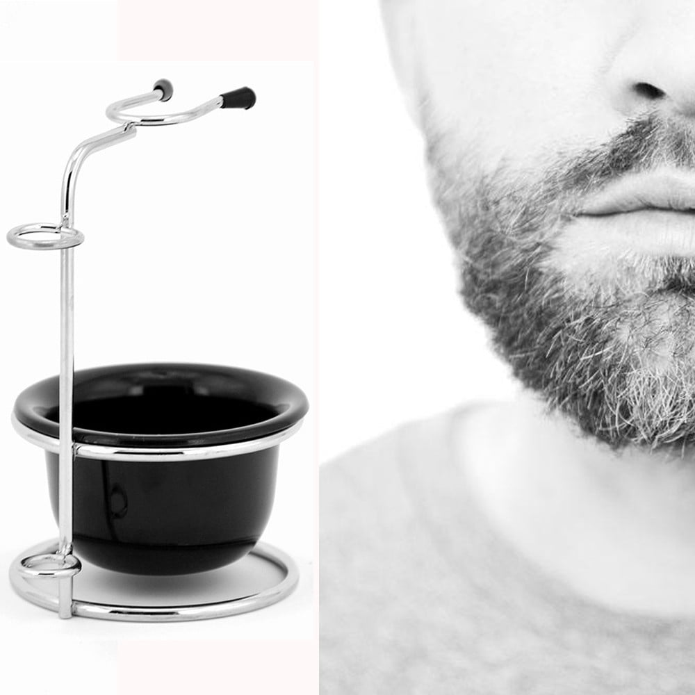 NIZELUK Men’s Beard Grooming Shave Set, Manual Bowl Stand, Beard ...