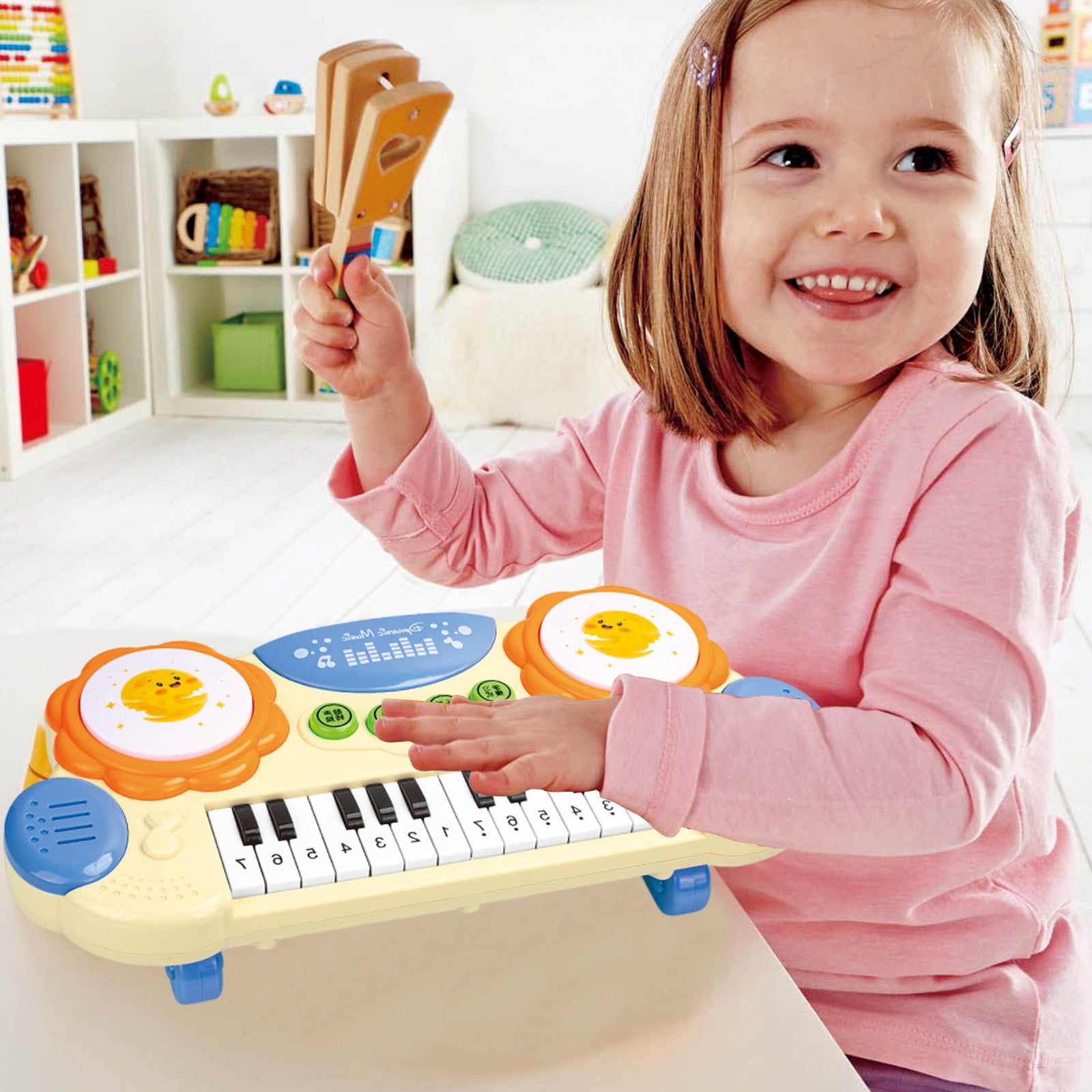 NIZELUK Multi-Functional Electronic Organ Kids Learning Musical ...