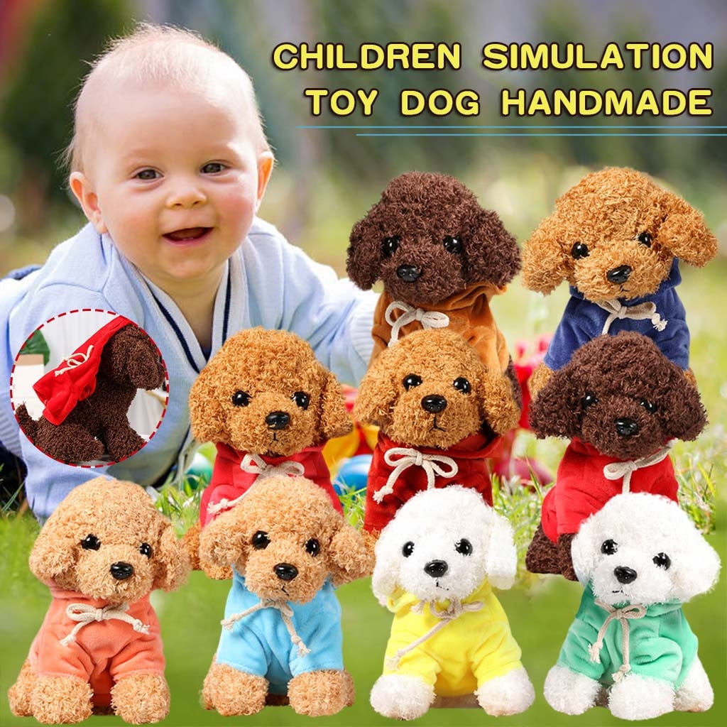NIZELUK Puppy Toy Doll, Teddy Dog Rag Doll, Cute Trumpet Simulation ...