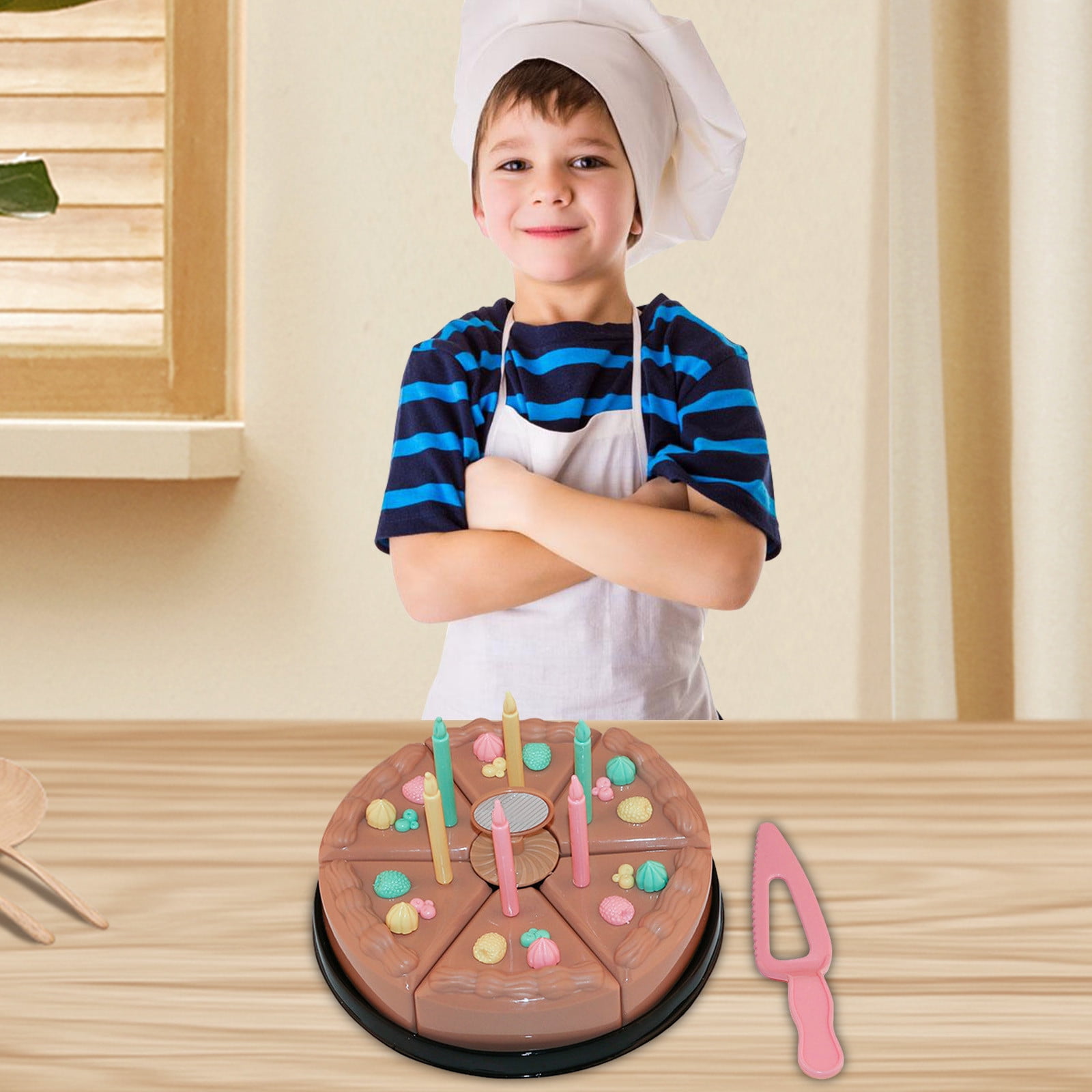 NIZELUK Puzzle Quirks for Girls Chocolate Birthday Cake Play Set ...