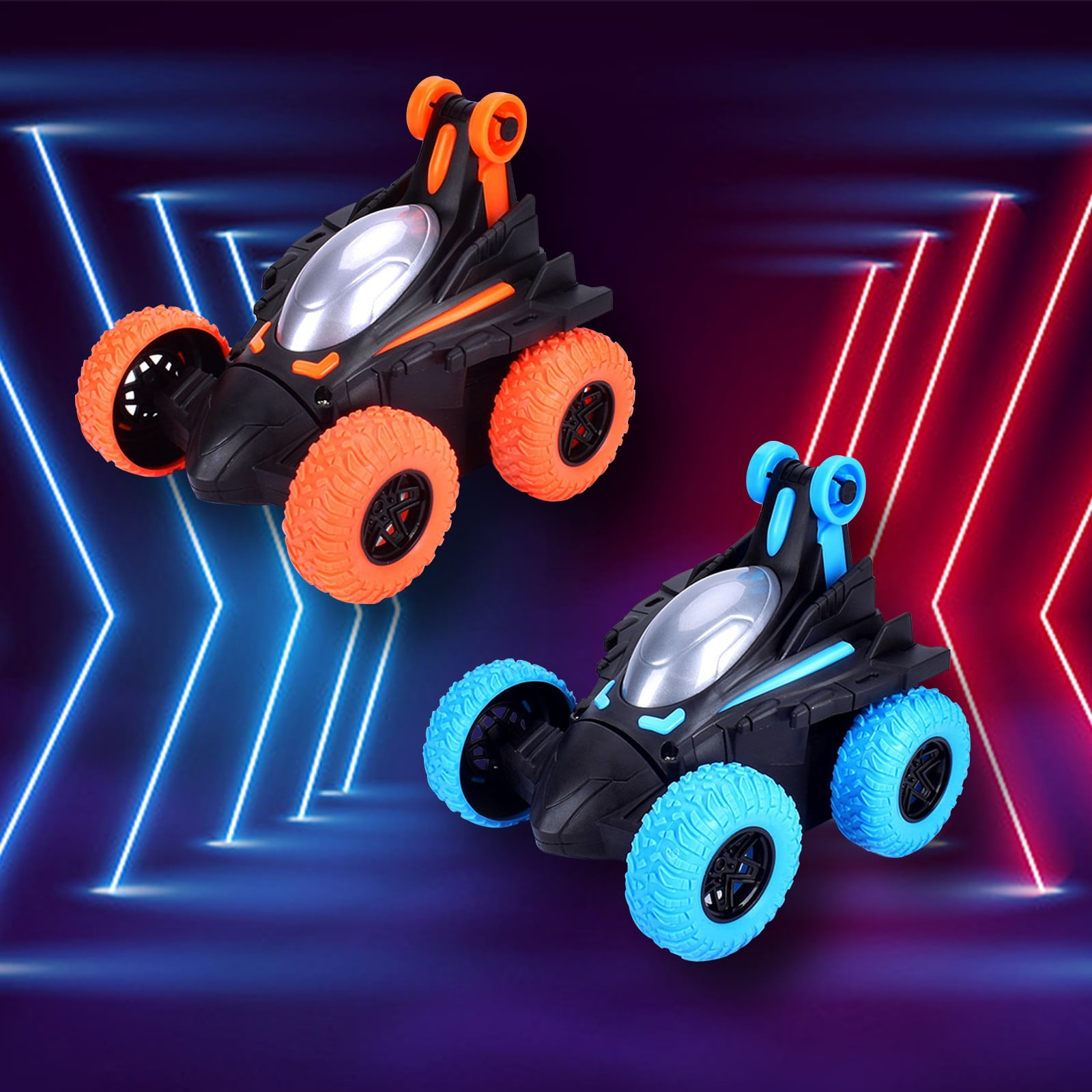 NIZELUK Remote Control Stunt Car, 2.4GHz Double-Sided 360° Rolling ...