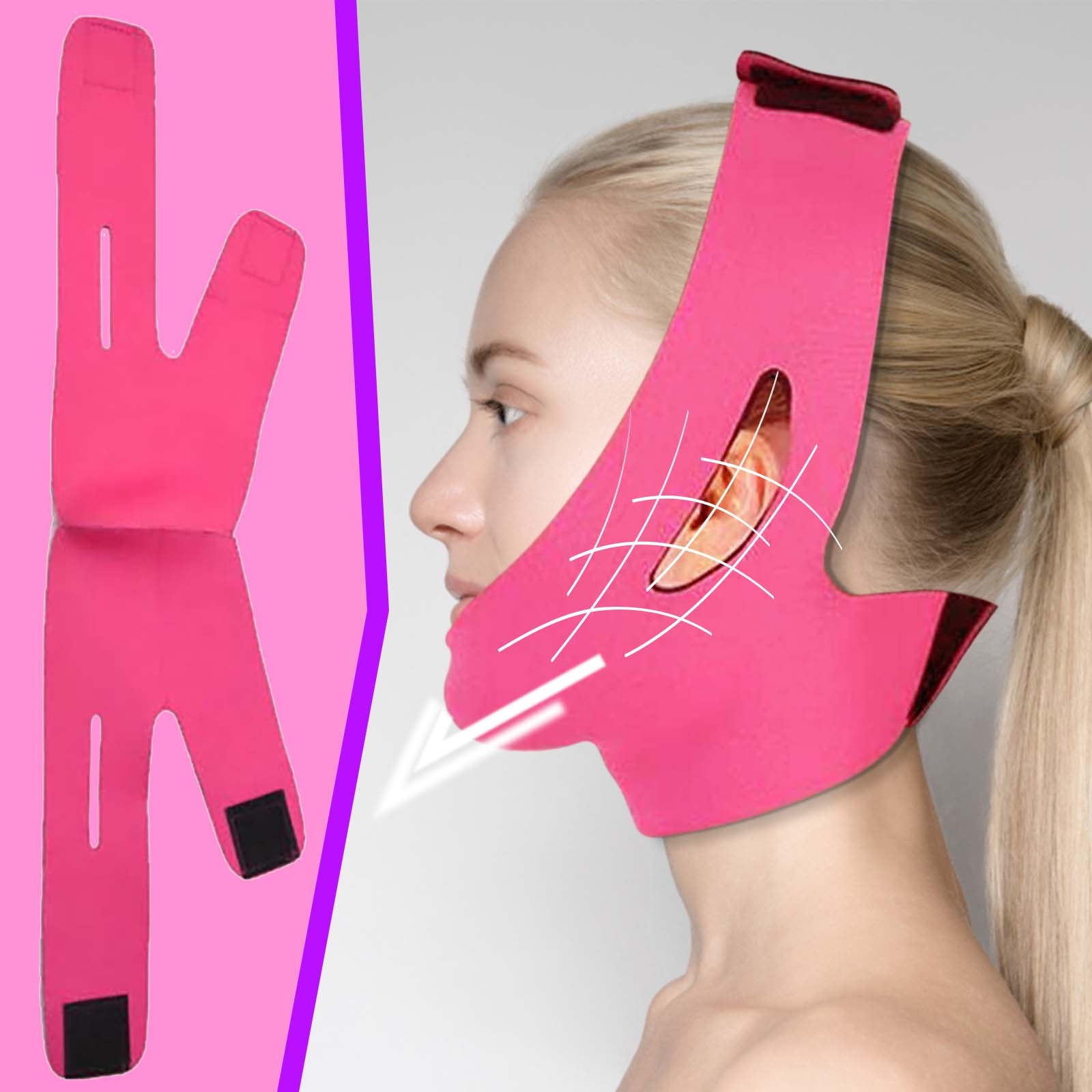 NIZELUK Slim Face V Face Shaping Mask – Double Chin Reduction, V Face ...