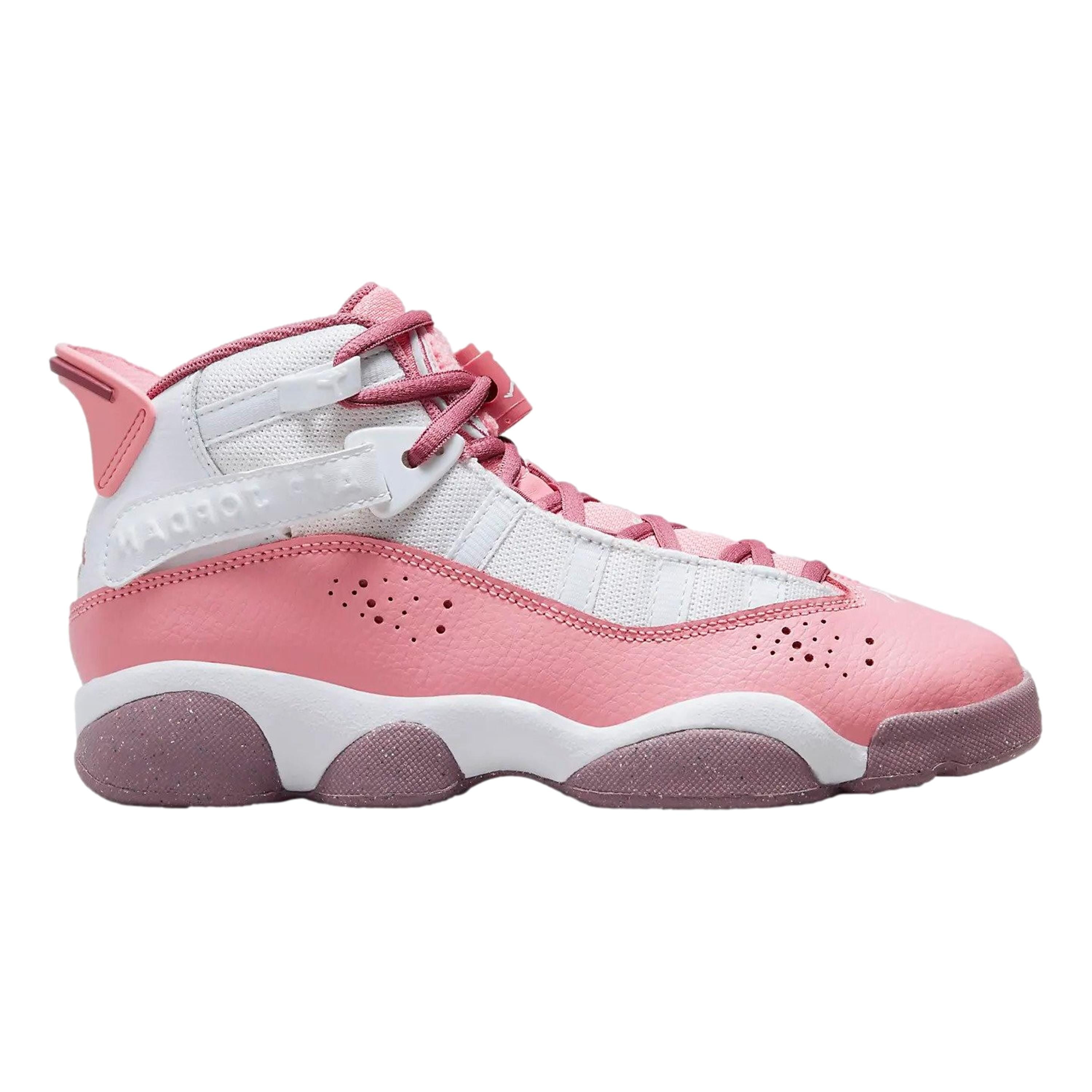 Nike Jordan 6 Rings GS Girls Shoes Size 6, Color: Coral Chalk/Desert ...