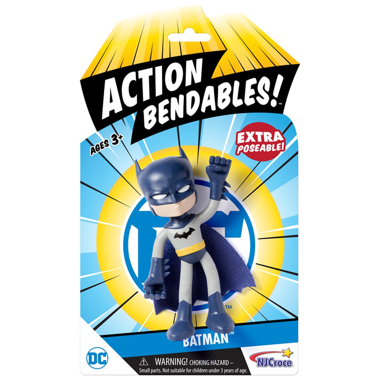 NJ Croce DC Comics ACTION BENDALBES! - 4" Batman Action Figure ...