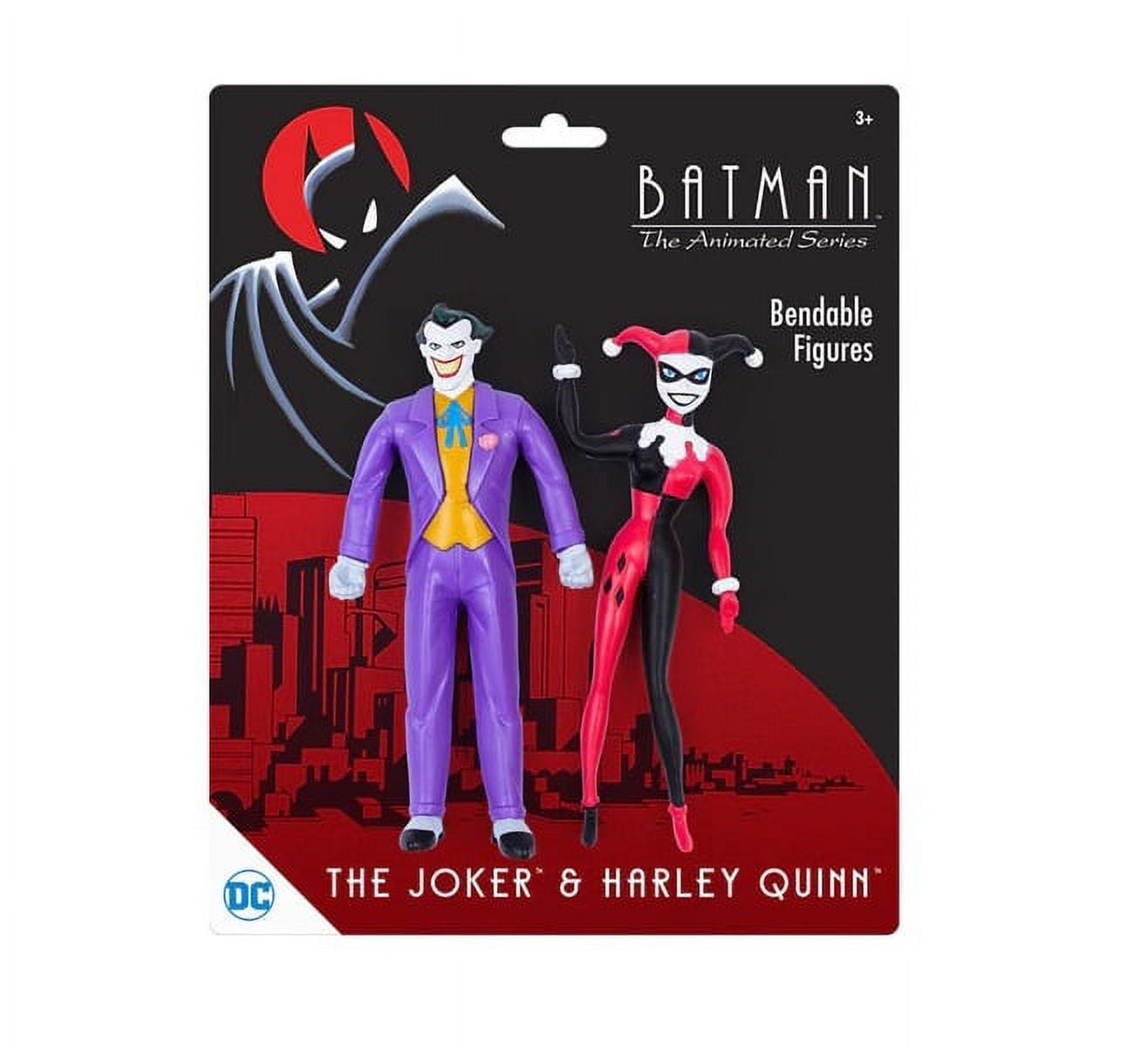 NJ Croce DC Comics The Joker & Harley Quinn Animated Series Bendable ...