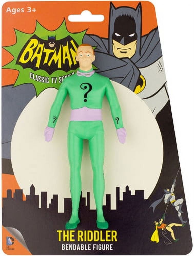 NJ Croce DC Comics The Riddler 1966 Bendable Figure - Walmart.com
