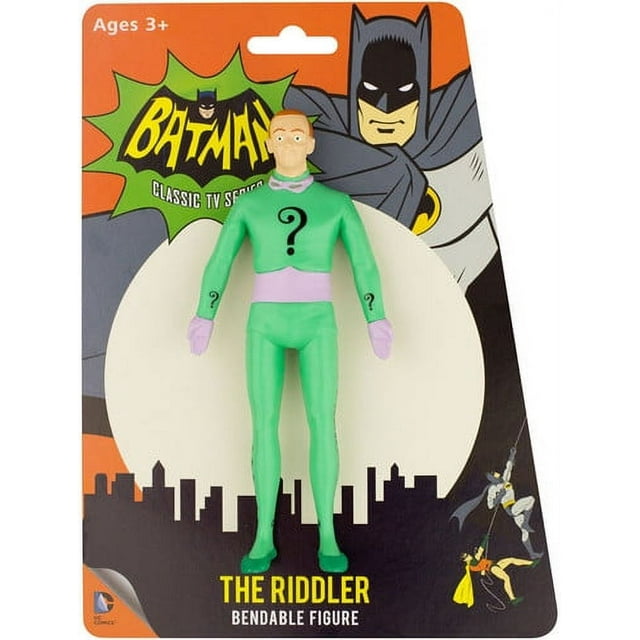 NJ Croce DC Comics The Riddler 1966 Bendable Figure - Walmart.com
