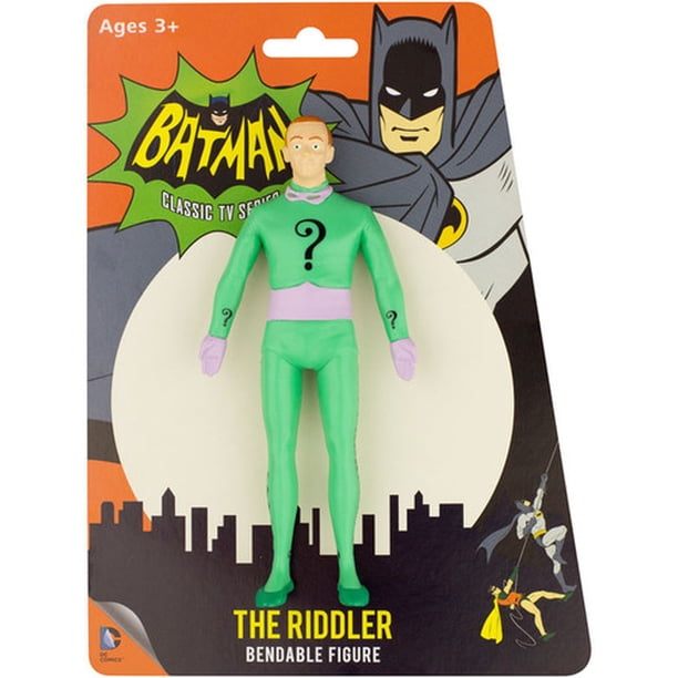 NJ Croce DC Comics The Riddler 1966 Bendable Figure - Walmart.com