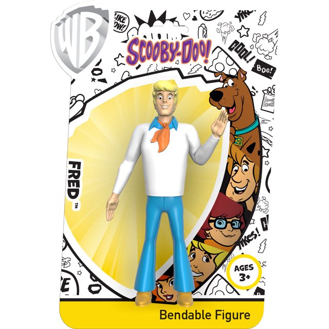 NJ Croce Fred (Scooby-Doo) Bendable Figure - Walmart.com
