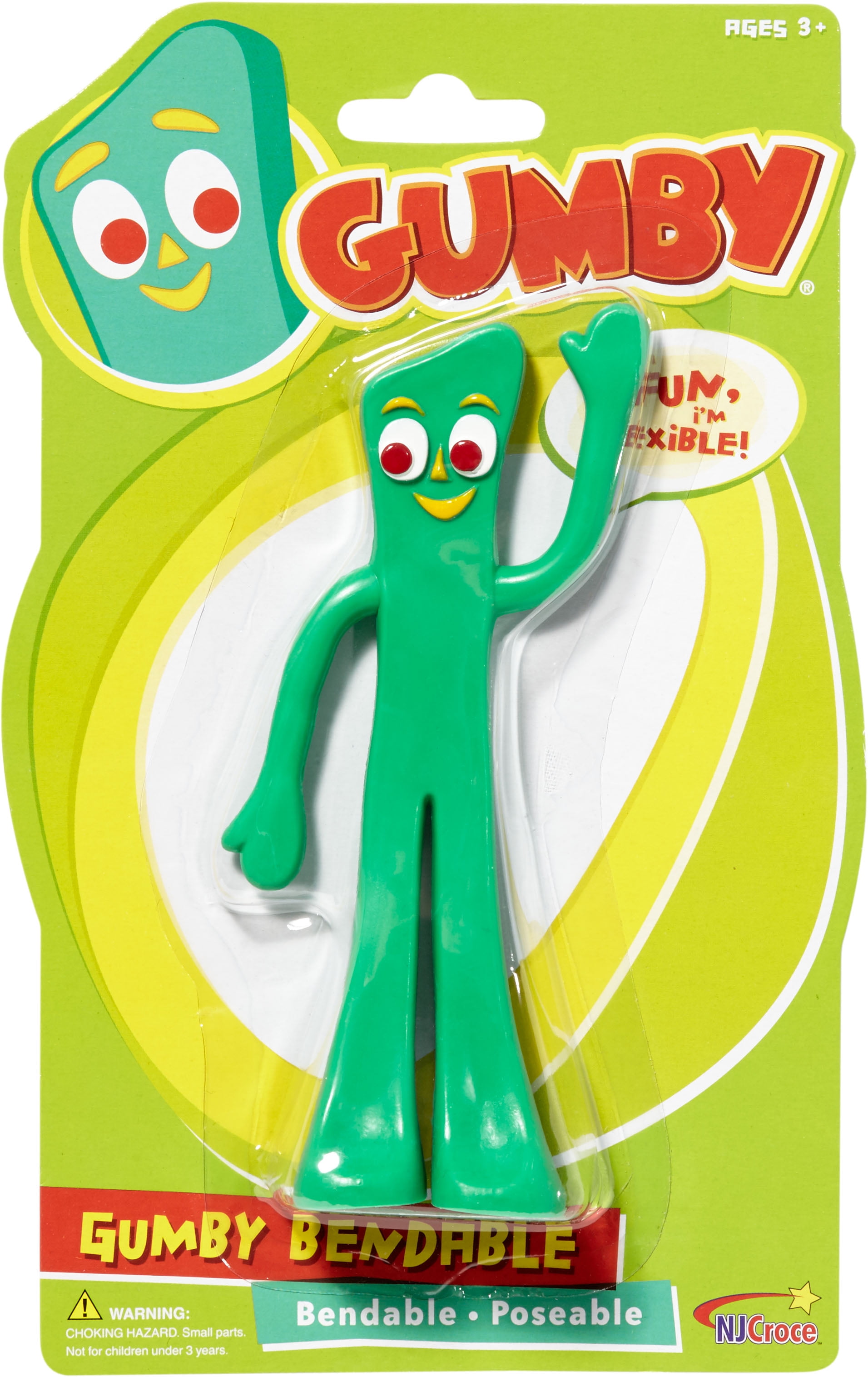 Gumby 6" Bendable Figure - Walmart.com