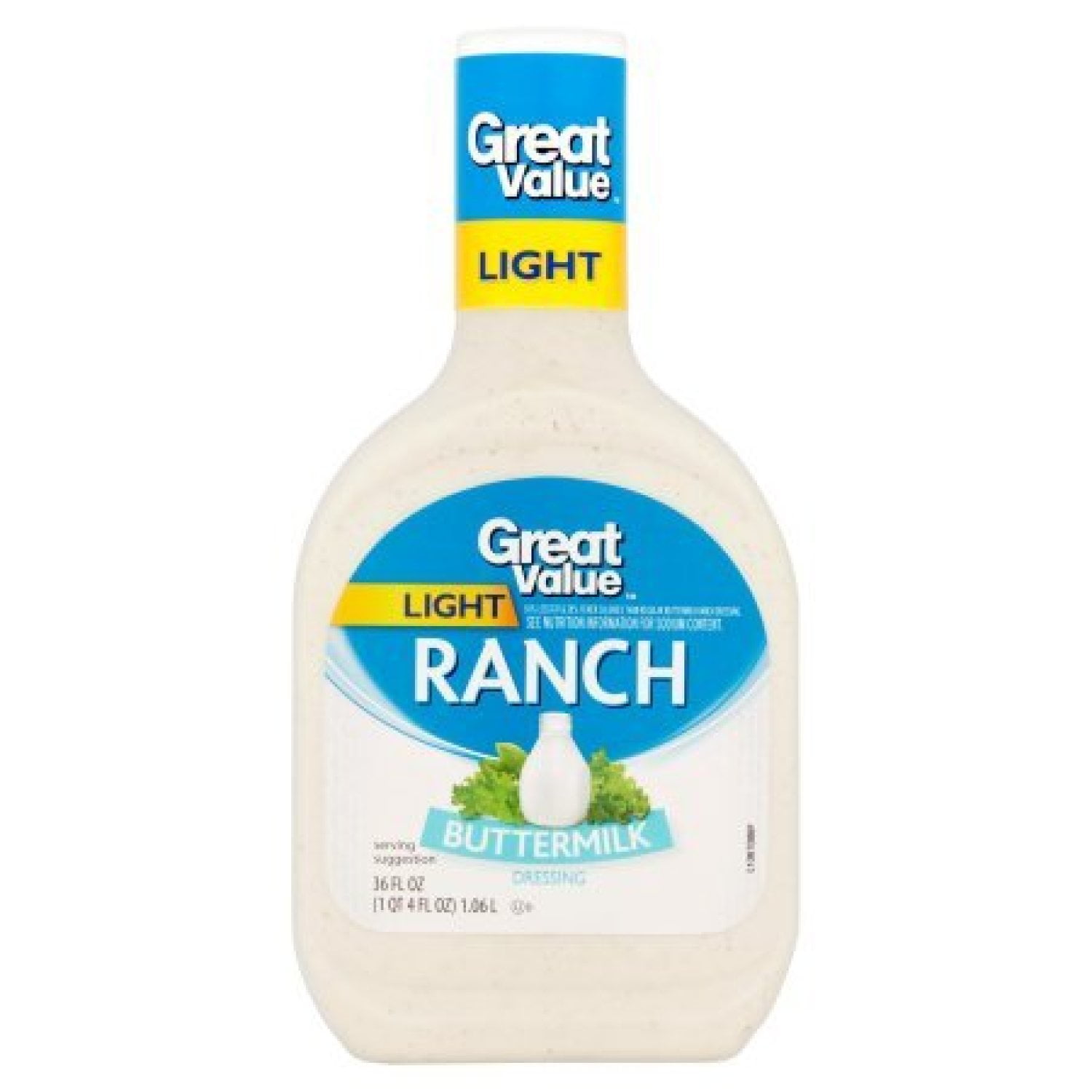 NJHF Buttermilk Ranch Dressing, Light, 36 fl oz - Walmart.com