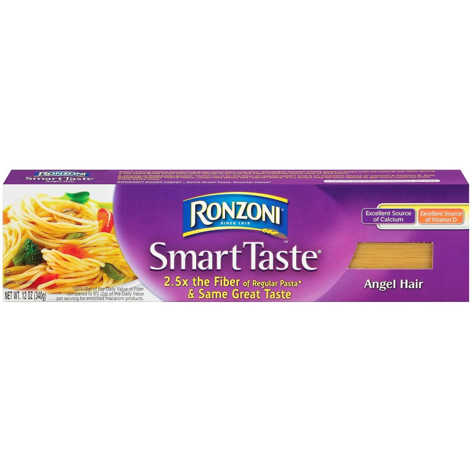 NJHF Smart Taste Pasta 12oz Box (Pack of 6) Choose Shape Below ...