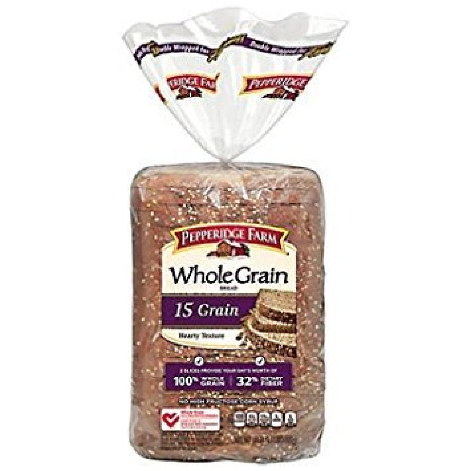NJHF Whole Grain 15 Grain Bread - 24 oz. (pack of 2) - Walmart.com