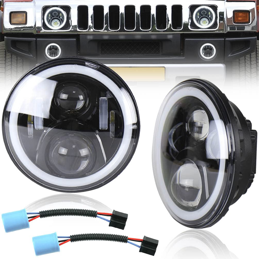 NJSBYL LED DRL MSF2 Lamps Assembly for Hummer H1 2004 2005 2006 2007 ...
