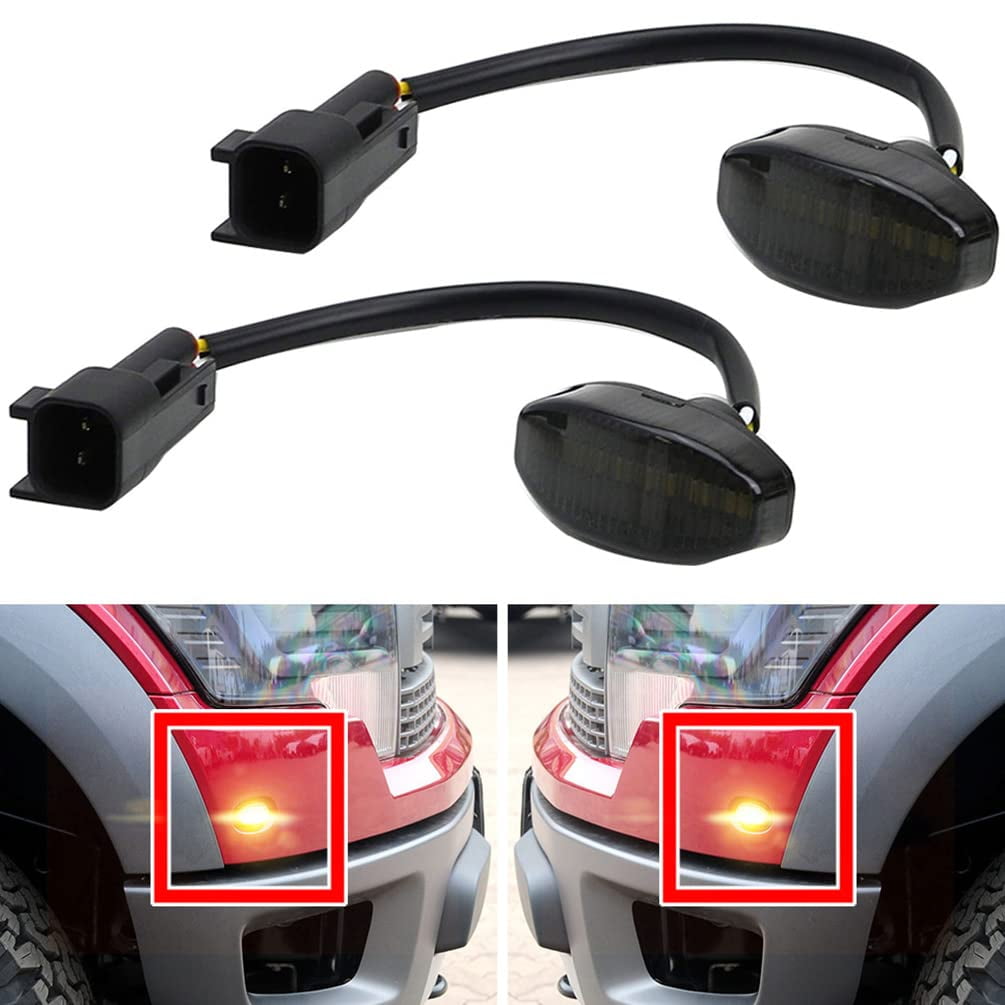 NJSBYL LED Side Marker YPF5 Lamps for 2010-2014 Ford F150 SVT Raptor ...